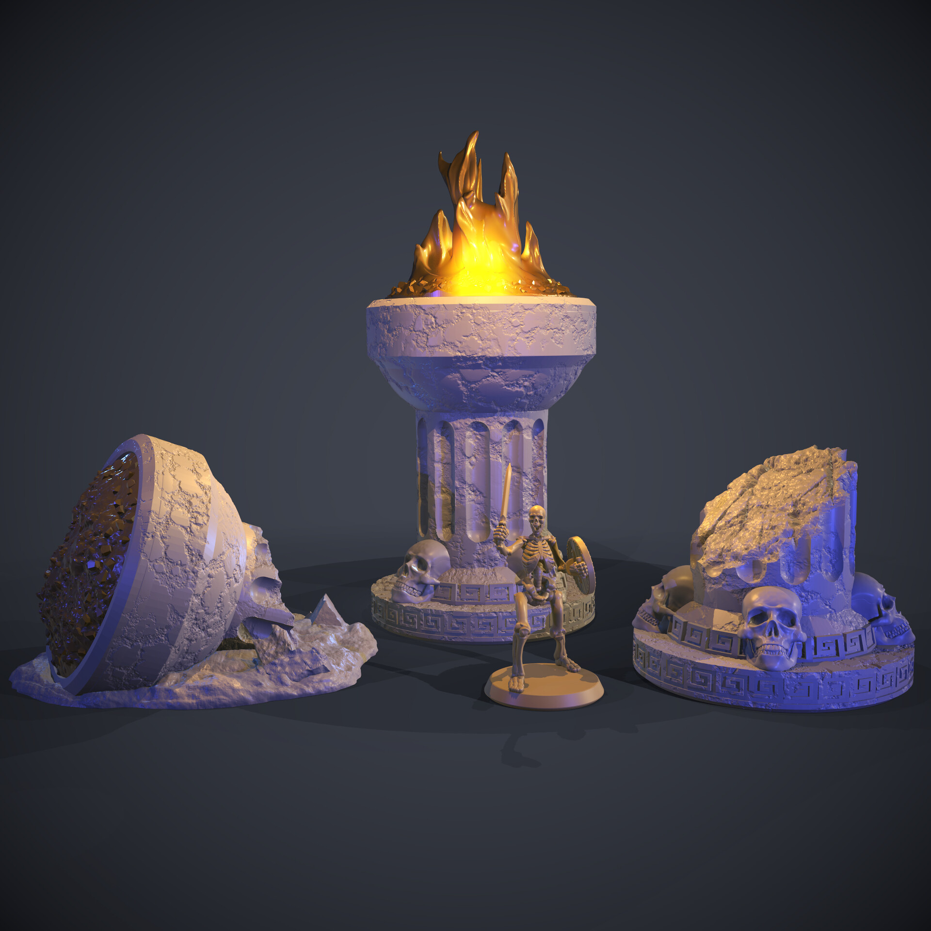 ArtStation - Temple Brazier
