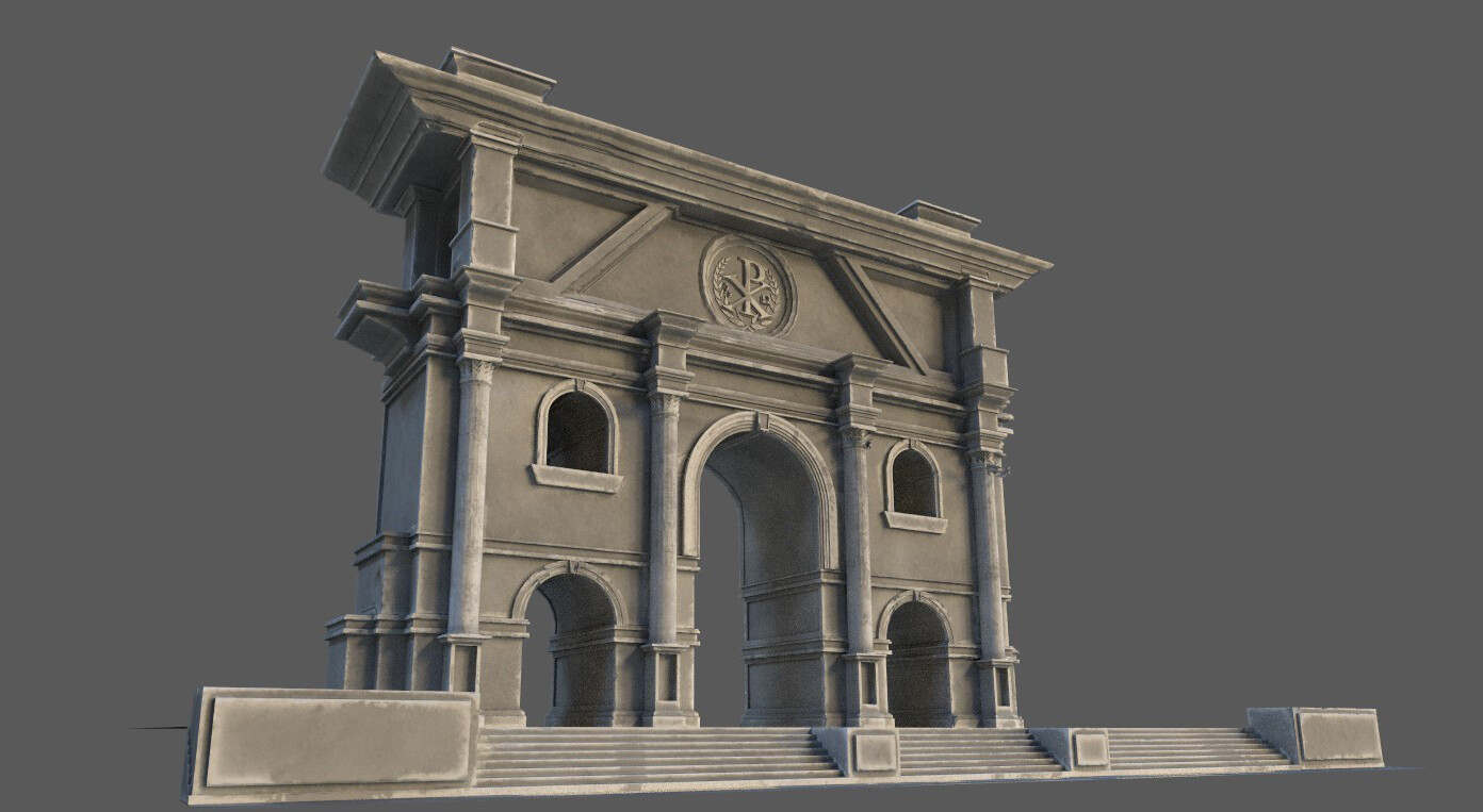 ArtStation - Roman Arch of Triumph