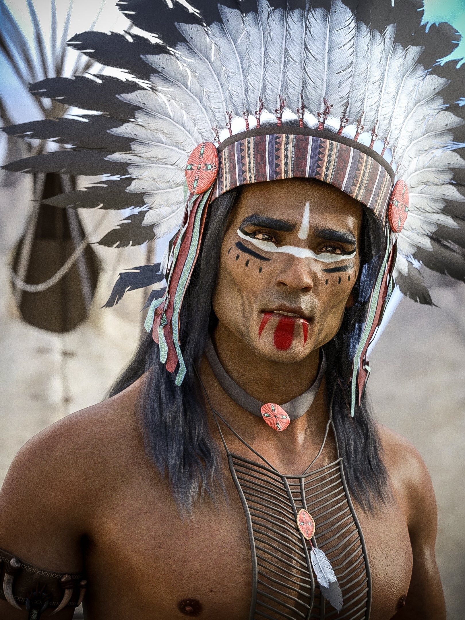 Native American Indian Makeup Male | Saubhaya Makeup