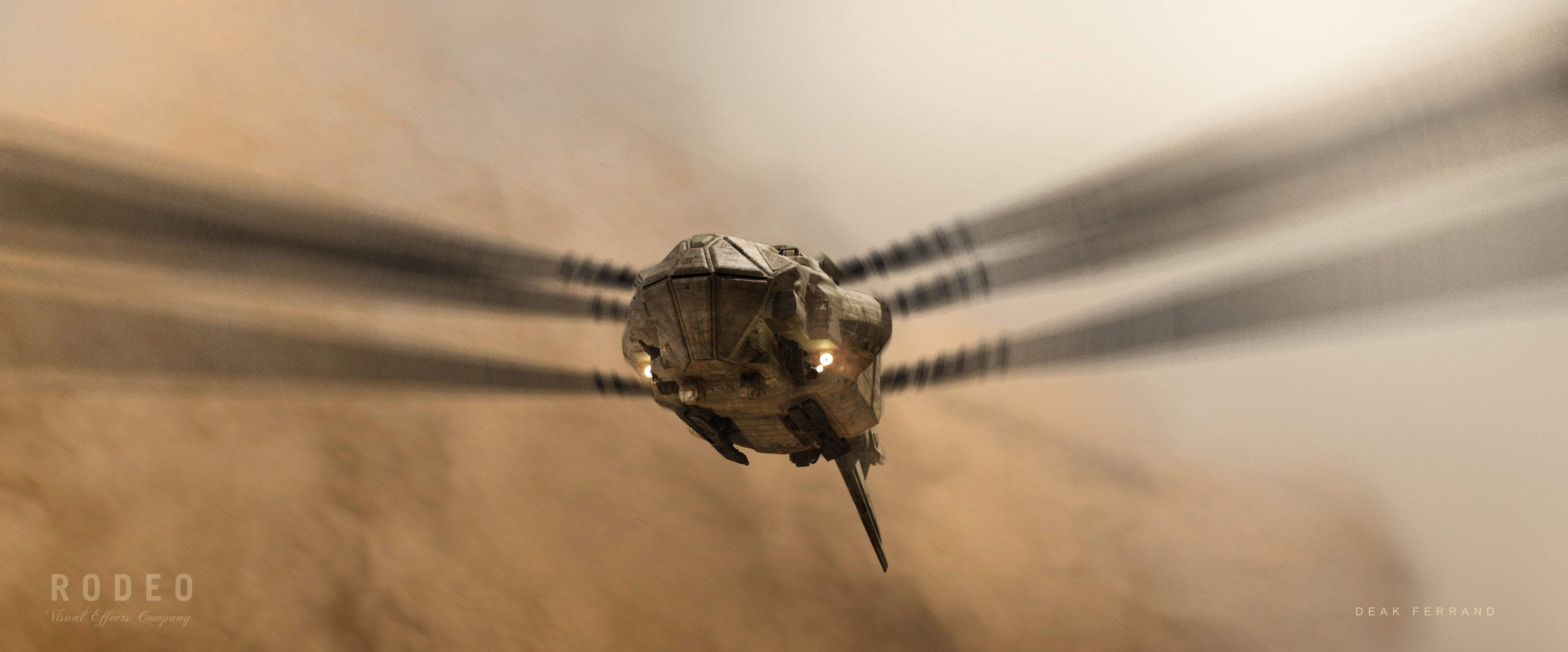 Rodeo FX Art Department - DUNE - Harkonnen Ships