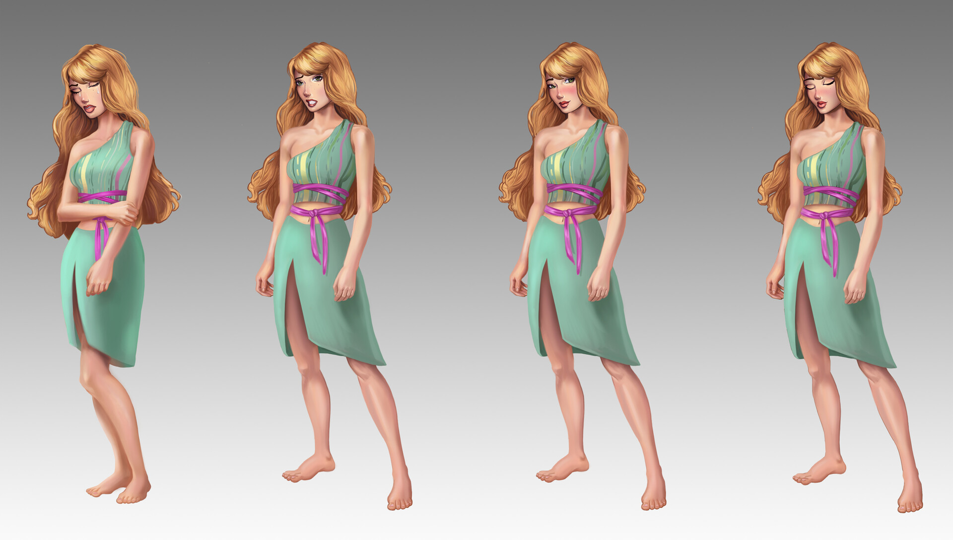 ArtStation - Girl expression