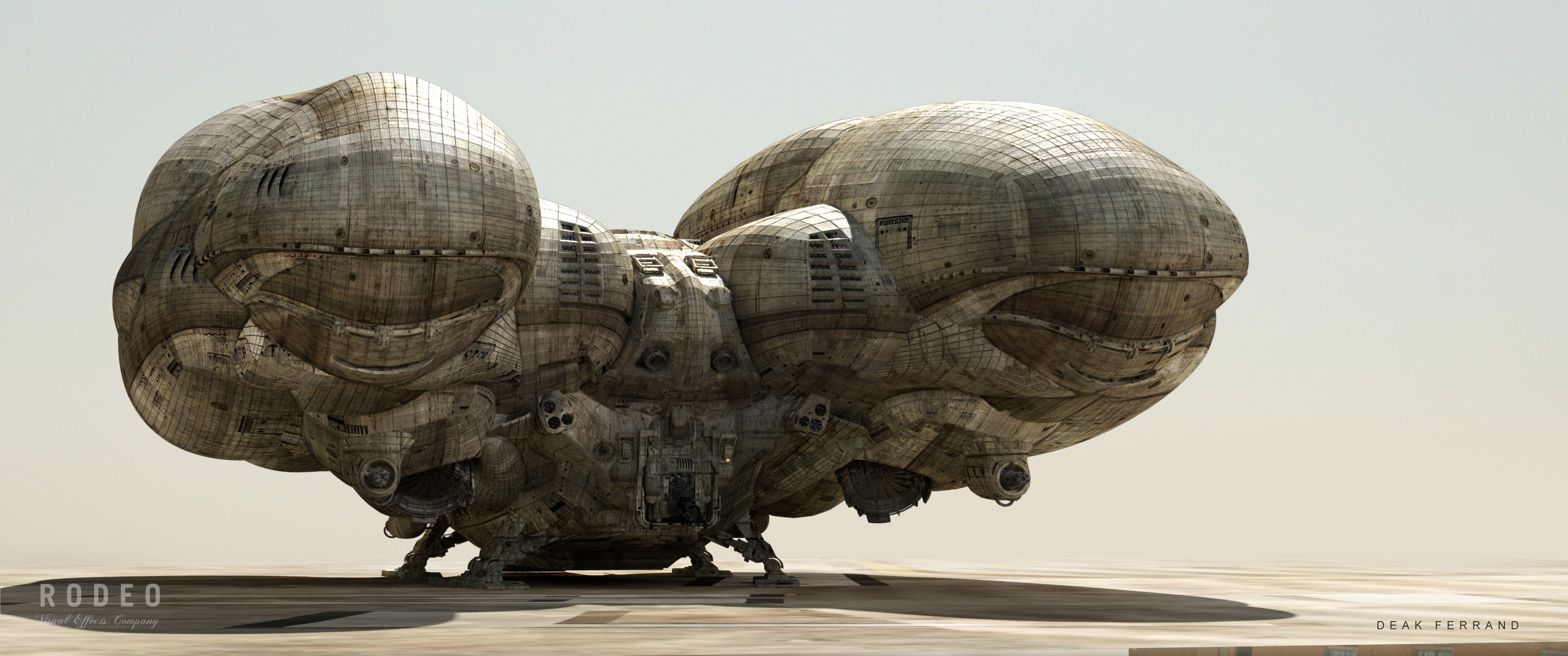 Rodeo FX Art Department - DUNE - Harkonnen Ships