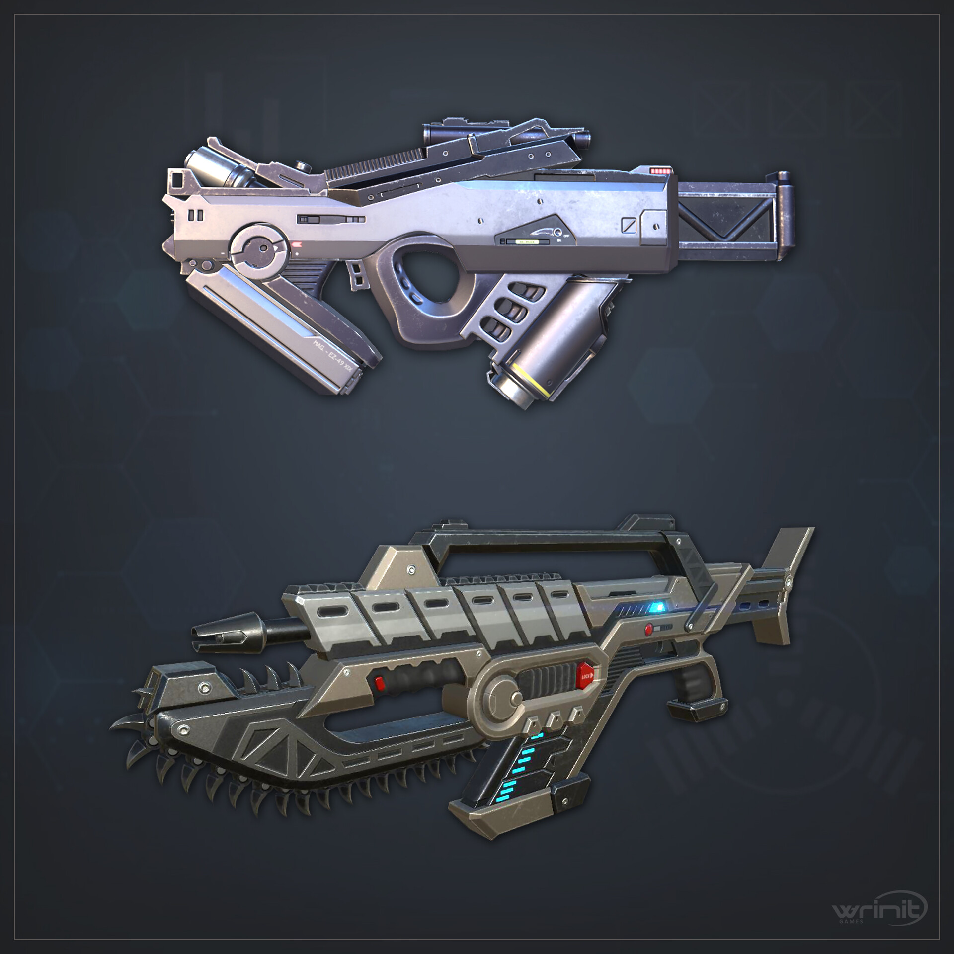 ArtStation - Sci-fi Guns