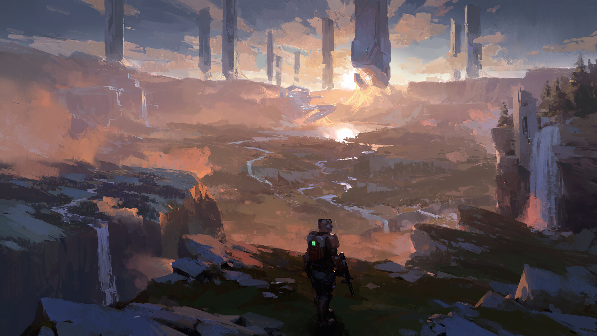 ArtStation - Branching Sickness Menu Art