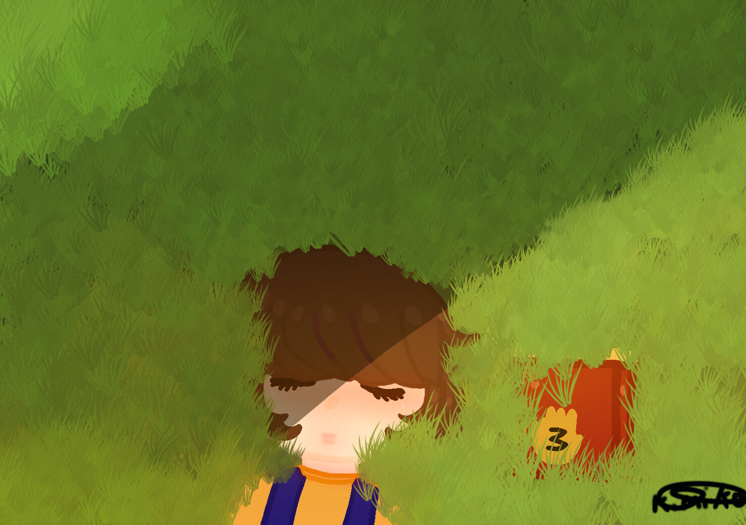 ArtStation - Dipper sleeping peacefully