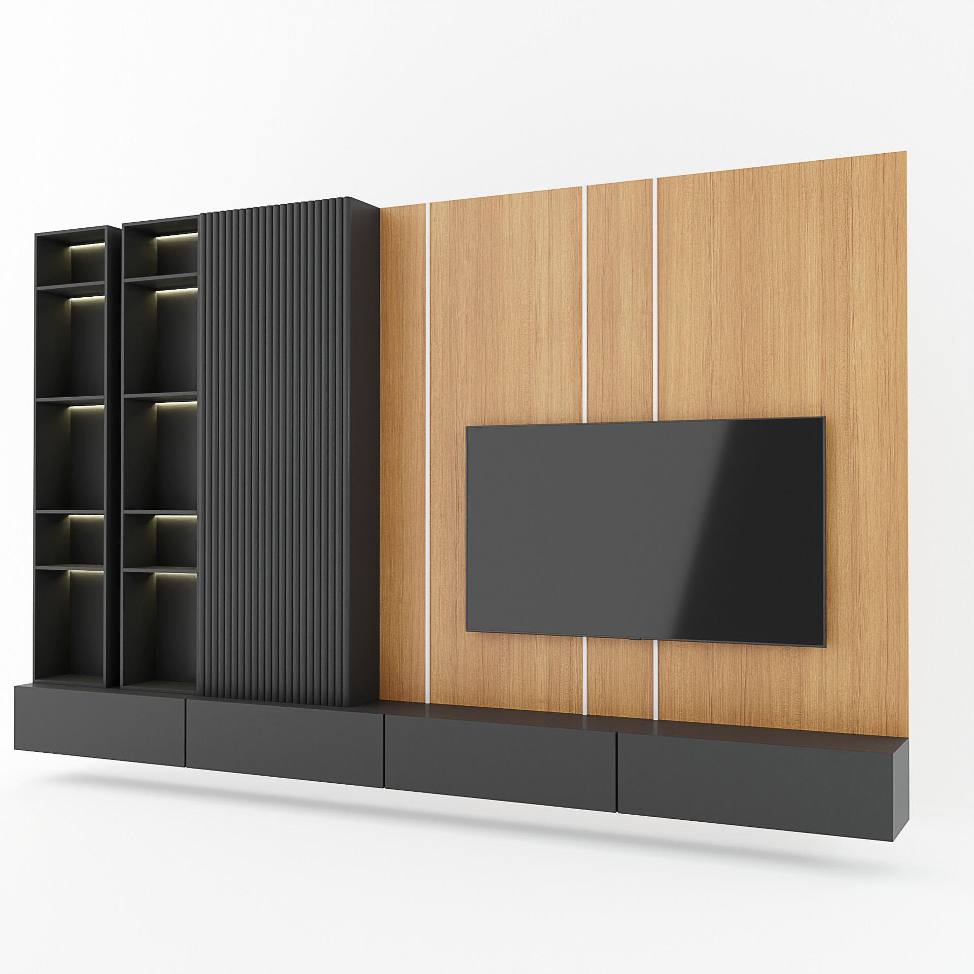 ArtStation - Tv wall