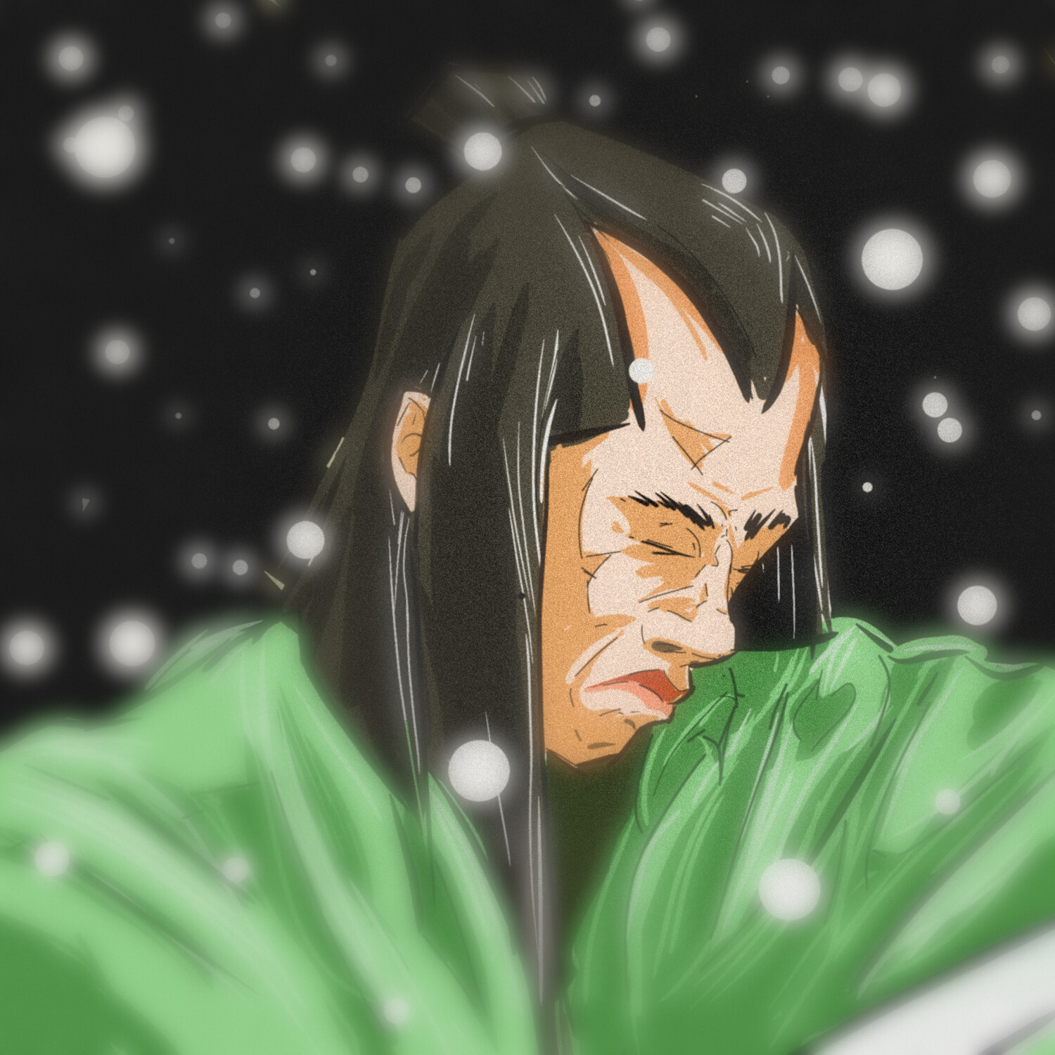 ArtStation - Snowy Samurai