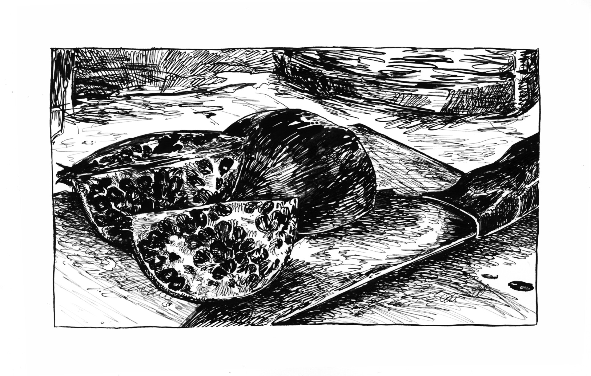 ArtStation - Still Life II – Ink Illustration