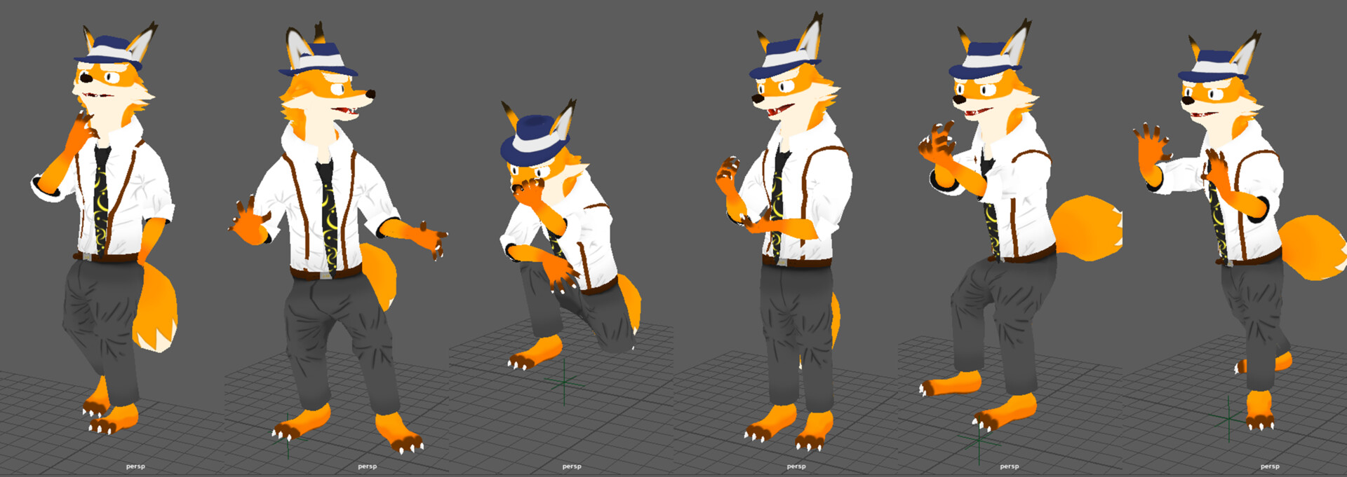 Sean Eng - Animations of a Noir-Detective Fox