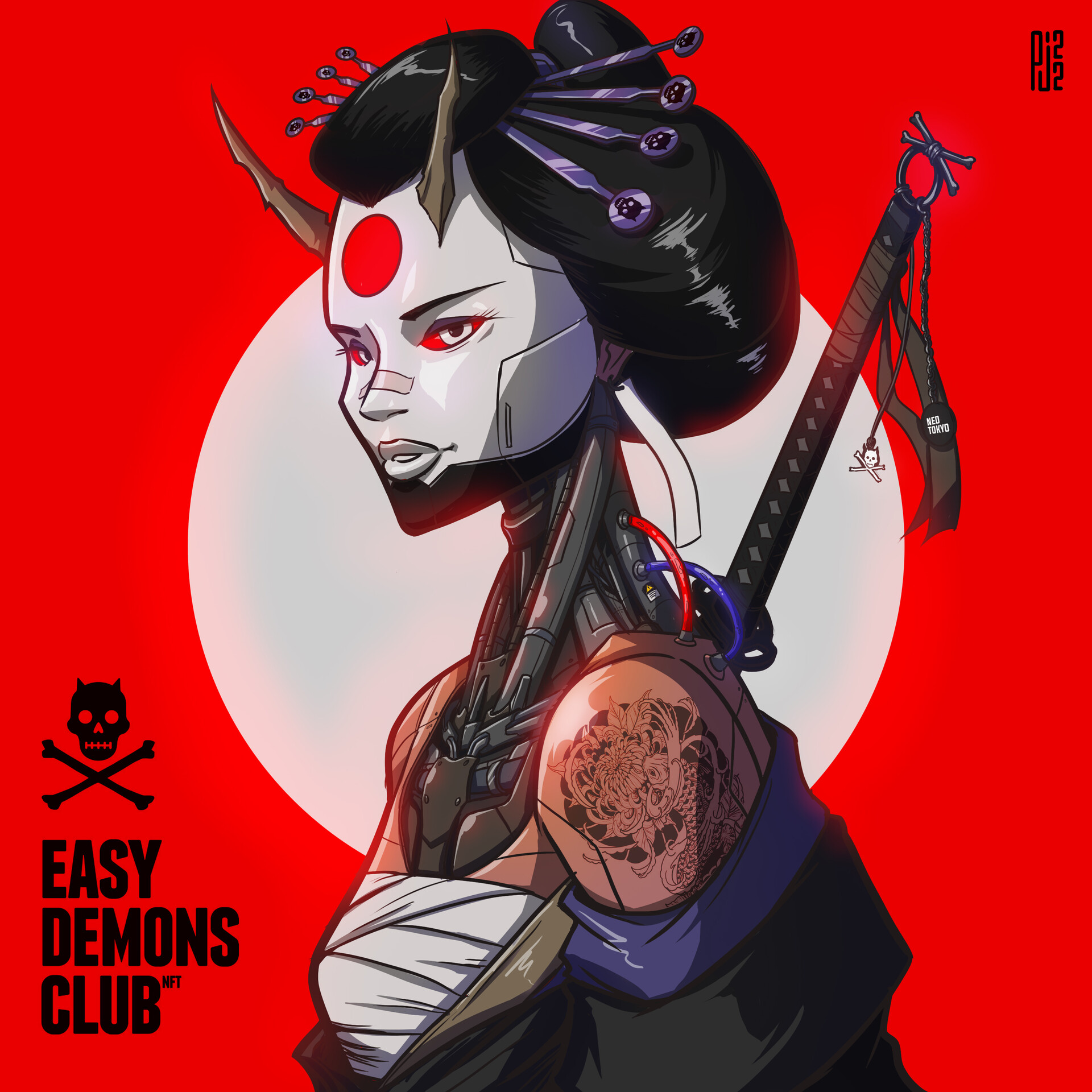 ArtStation - Demon Geisha 👺