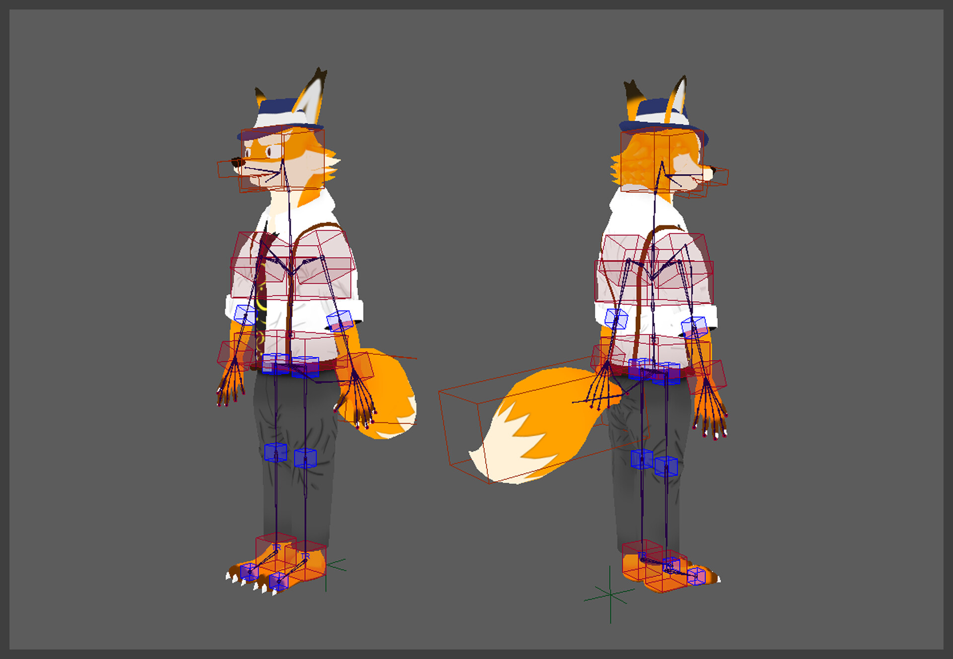 Sean Eng - Animations of a Noir-Detective Fox