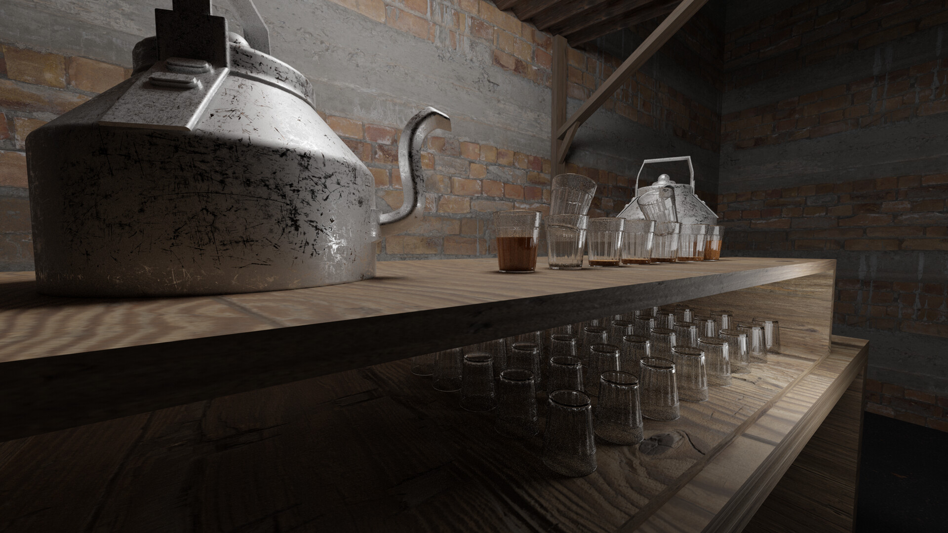 ArtStation - Indian Tea Stall rendered in cycles