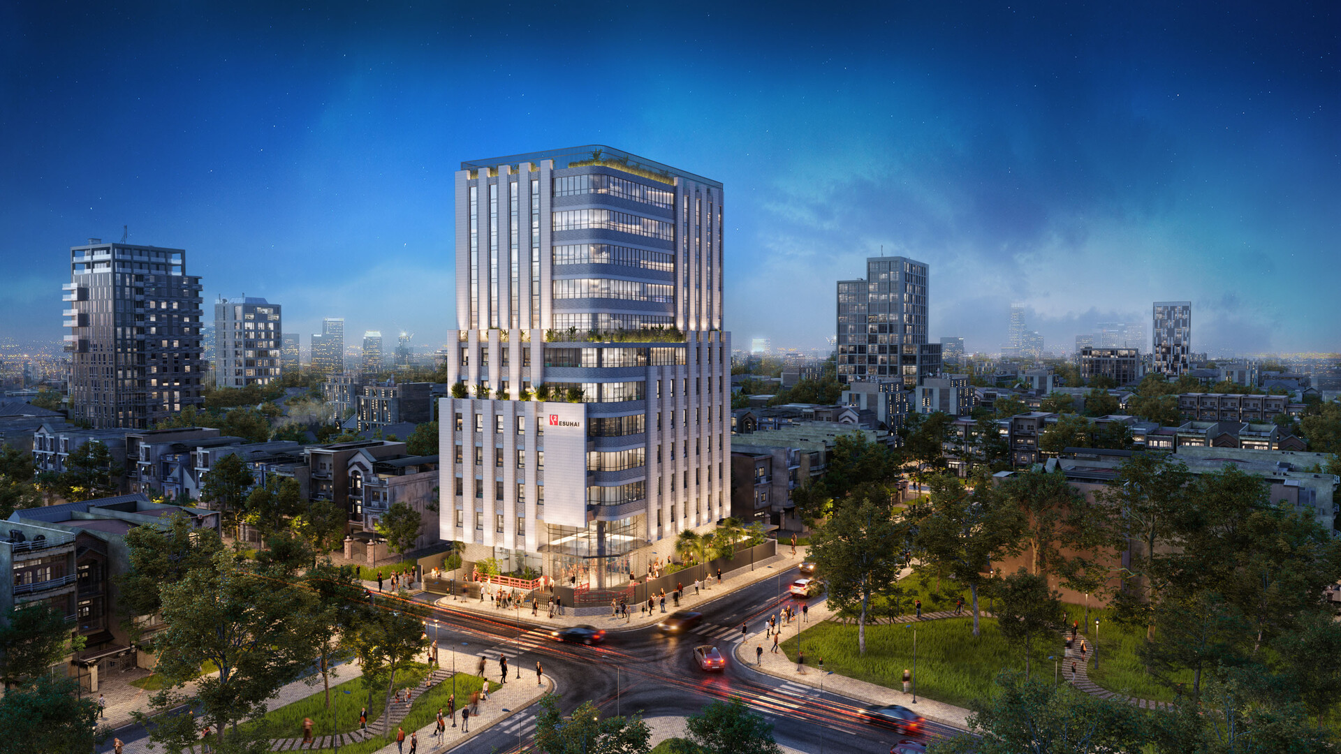 ArtStation - Esuhai Tower CGI | Dezoor