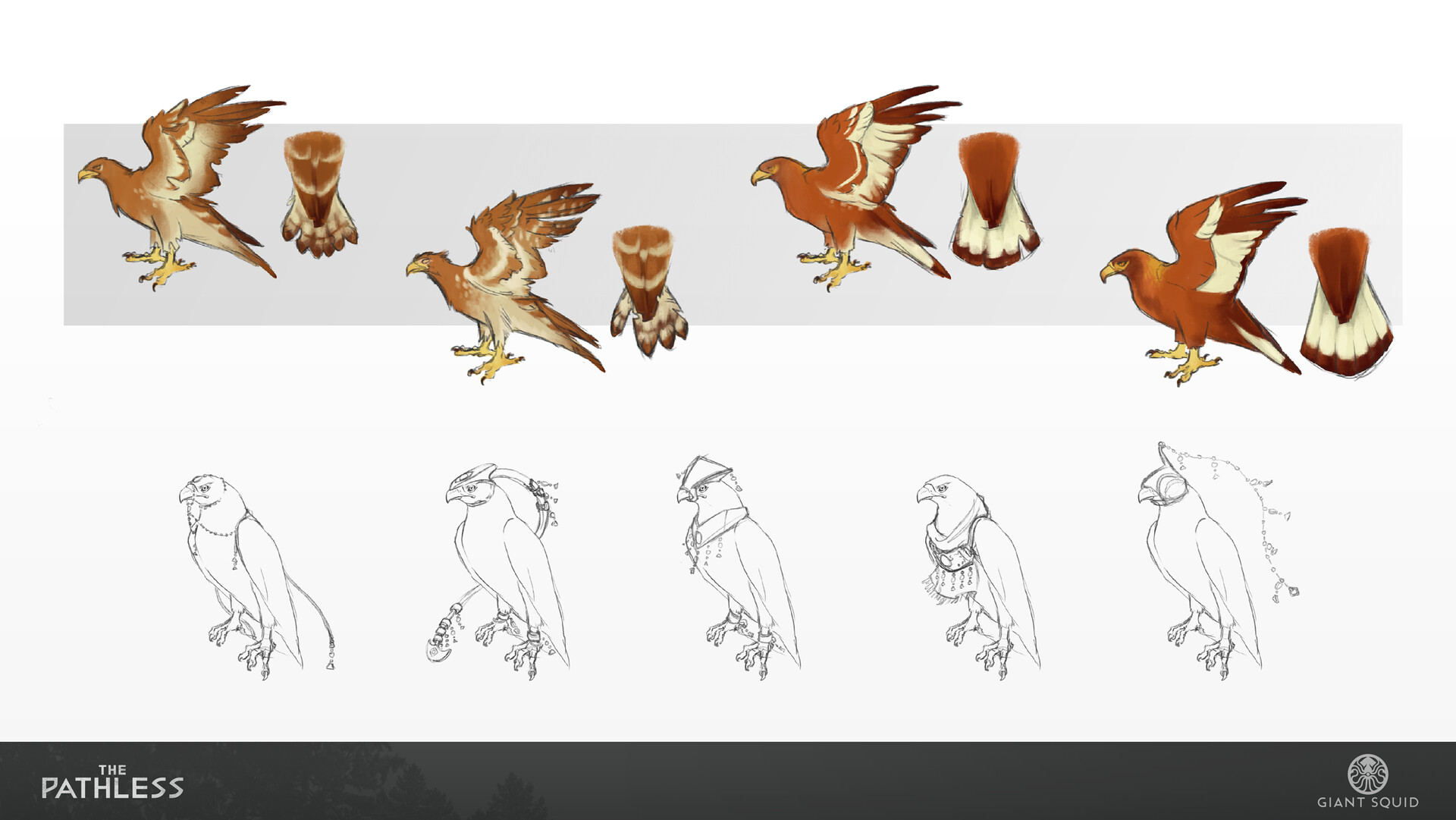 ArtStation - The Pathless - Eagle friendship exploration