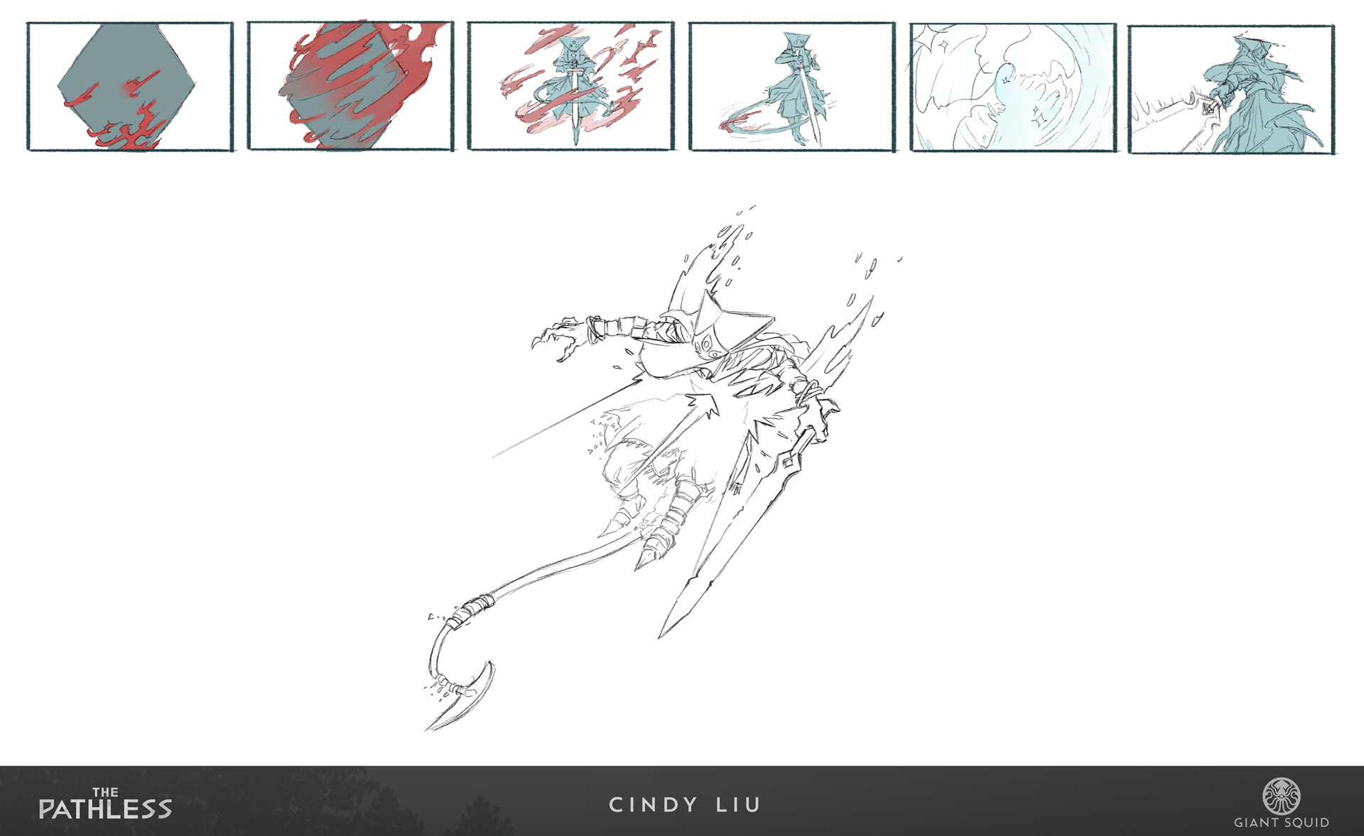 ArtStation - The Pathless - Storyboards