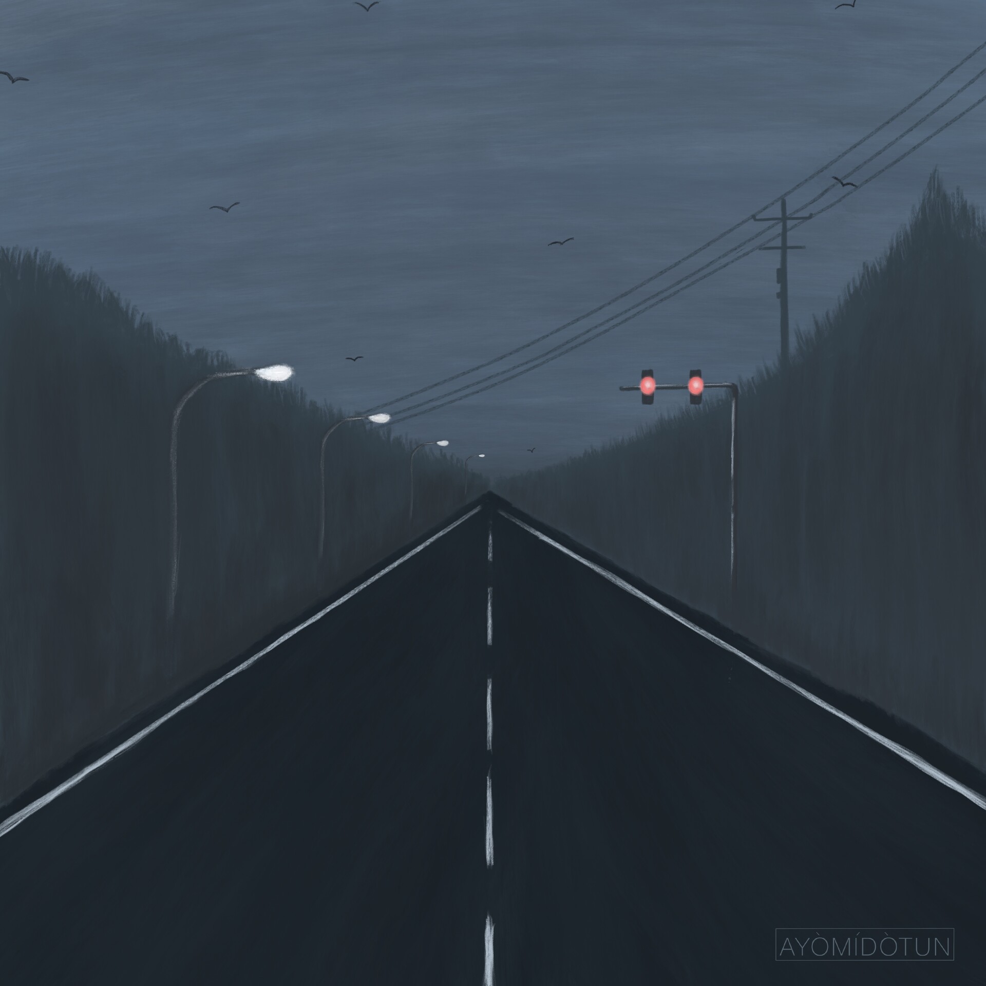 ArtStation - Dark night