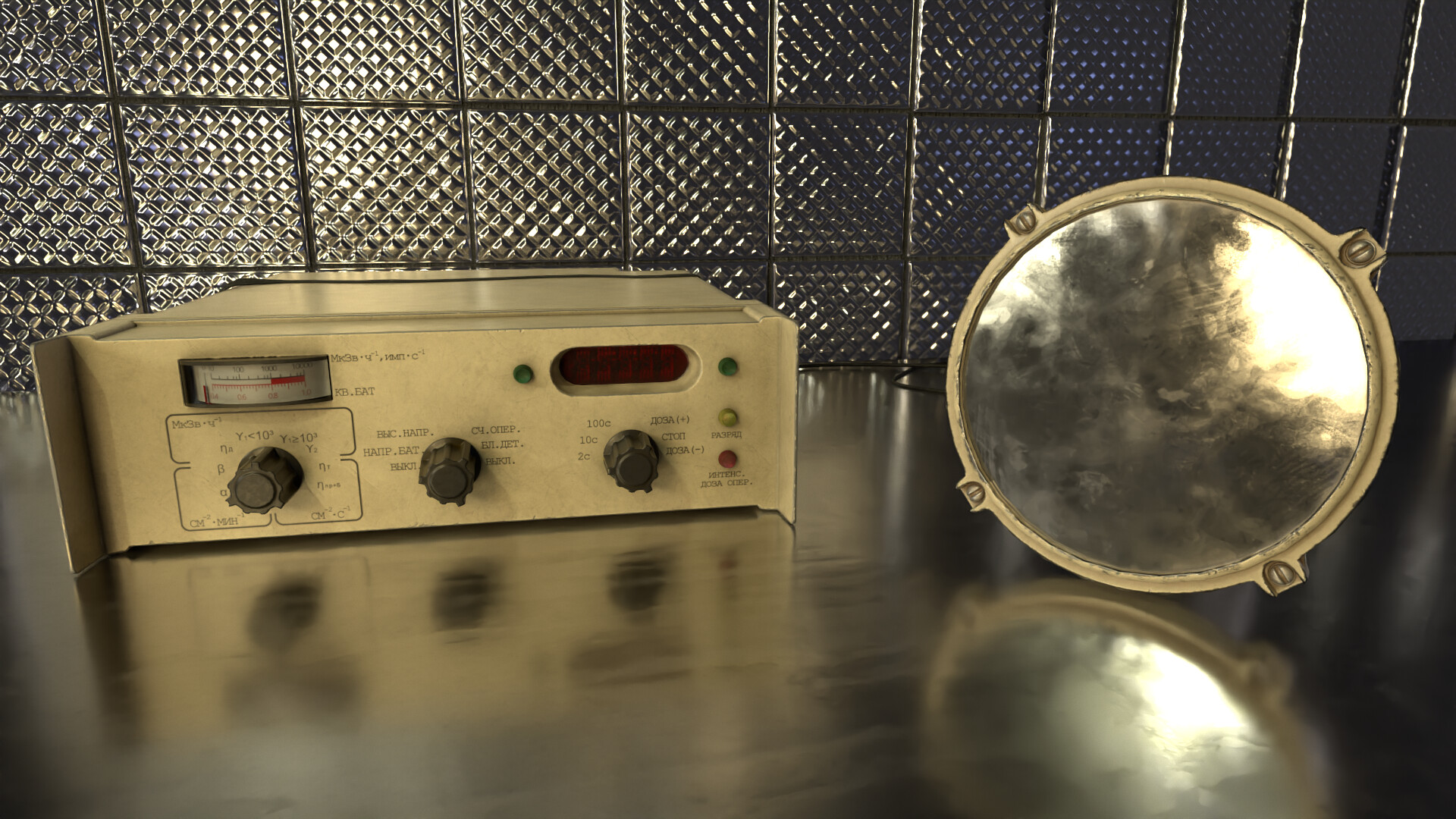 ArtStation - Universal Radiometer-Dosimeter "МКС-01Р" with detection ...