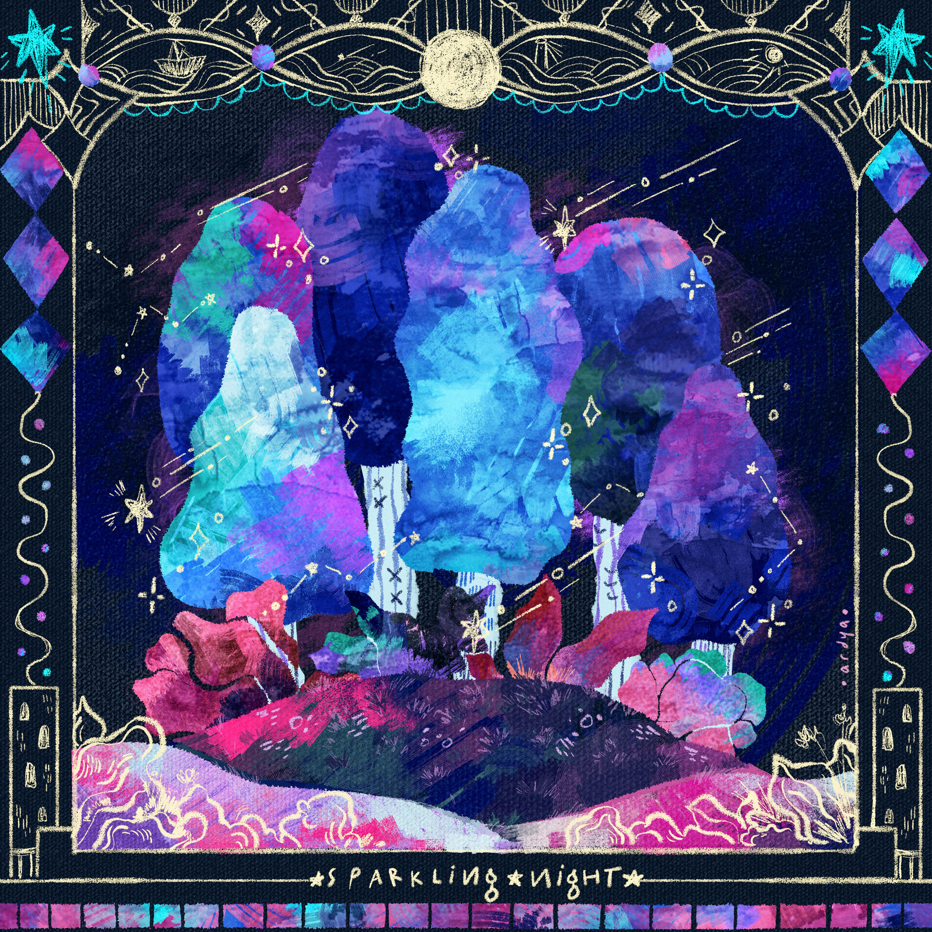 ArtStation - Sparkling Night