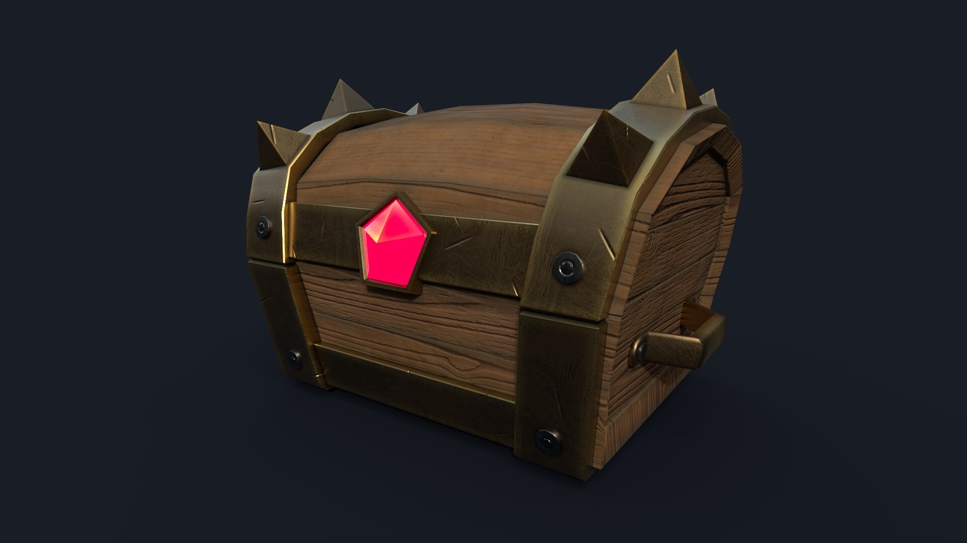 ArtStation - Low Poly Fantasy Chest