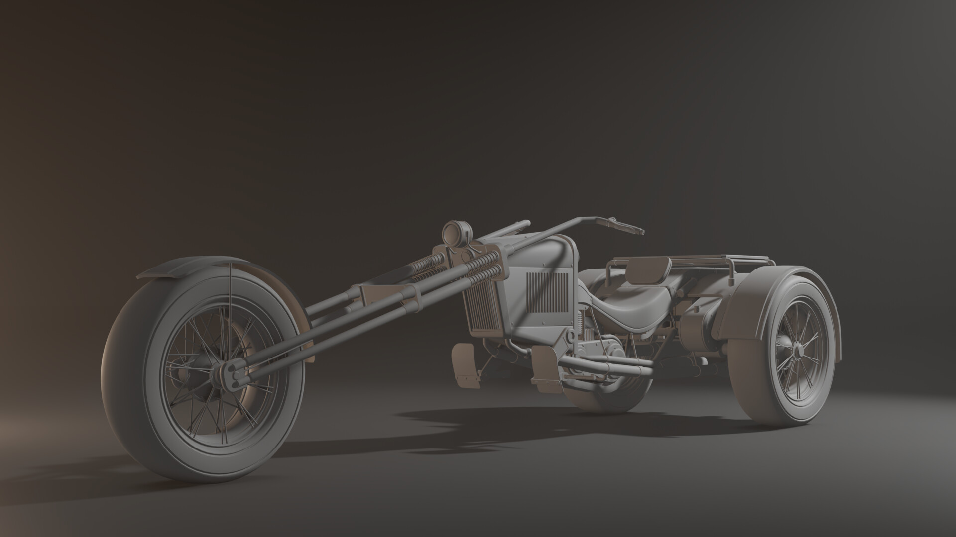 Carl Johan Bäckman - Dieselpunk - Motorbike