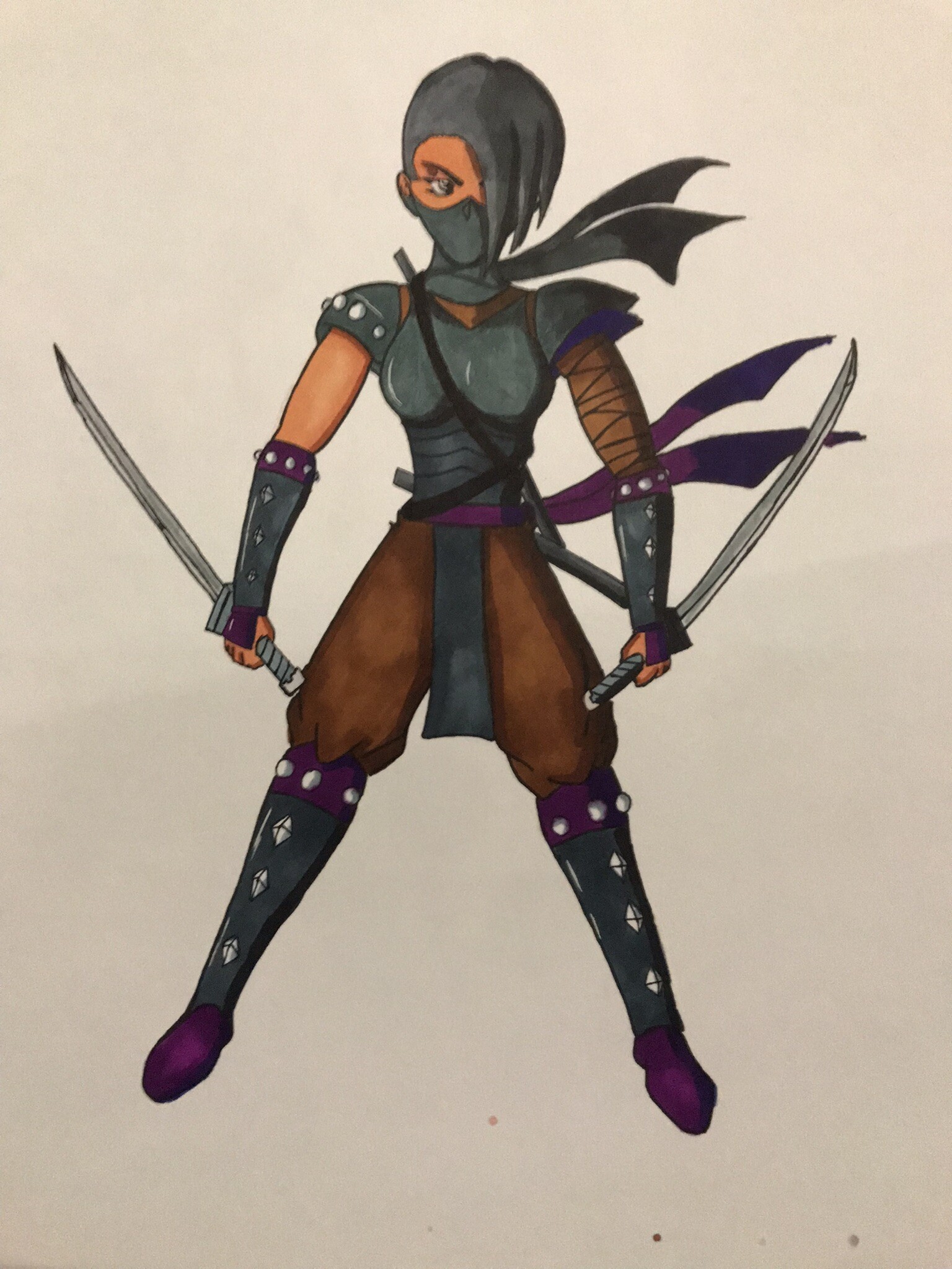 ArtStation - Amaya, the Kunoichi