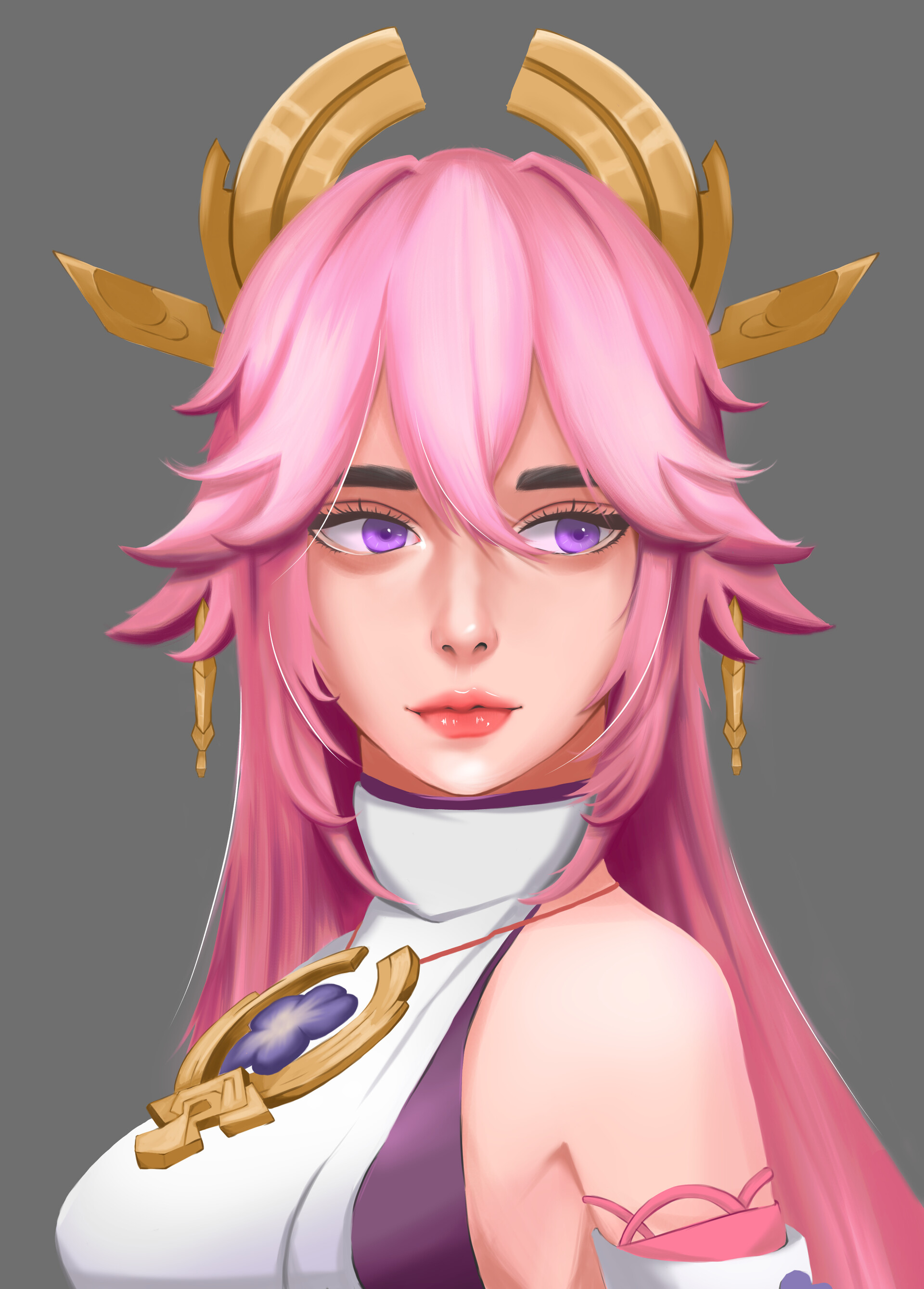 ArtStation - Yae Miko Fanart