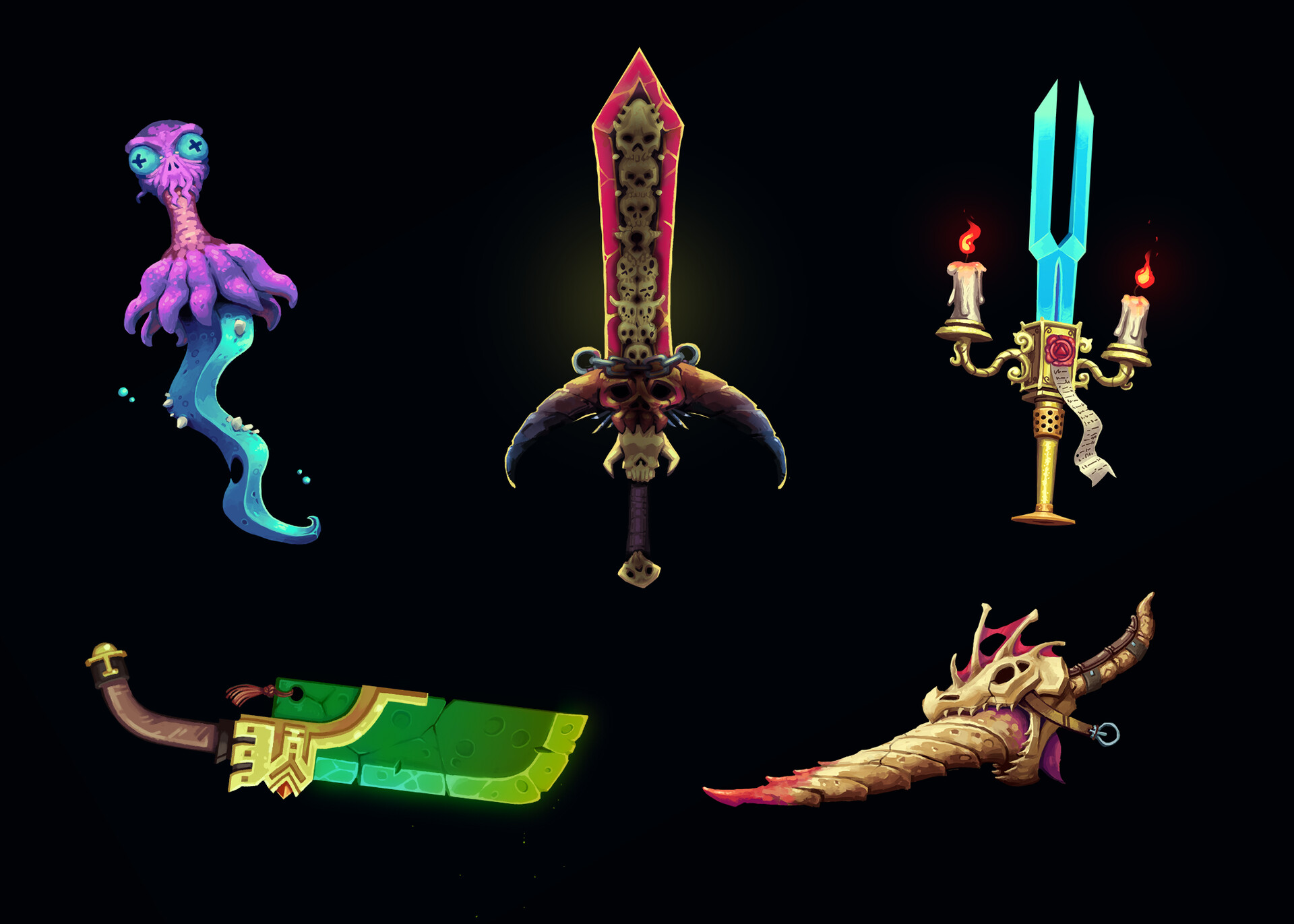 ArtStation - Fun with swords