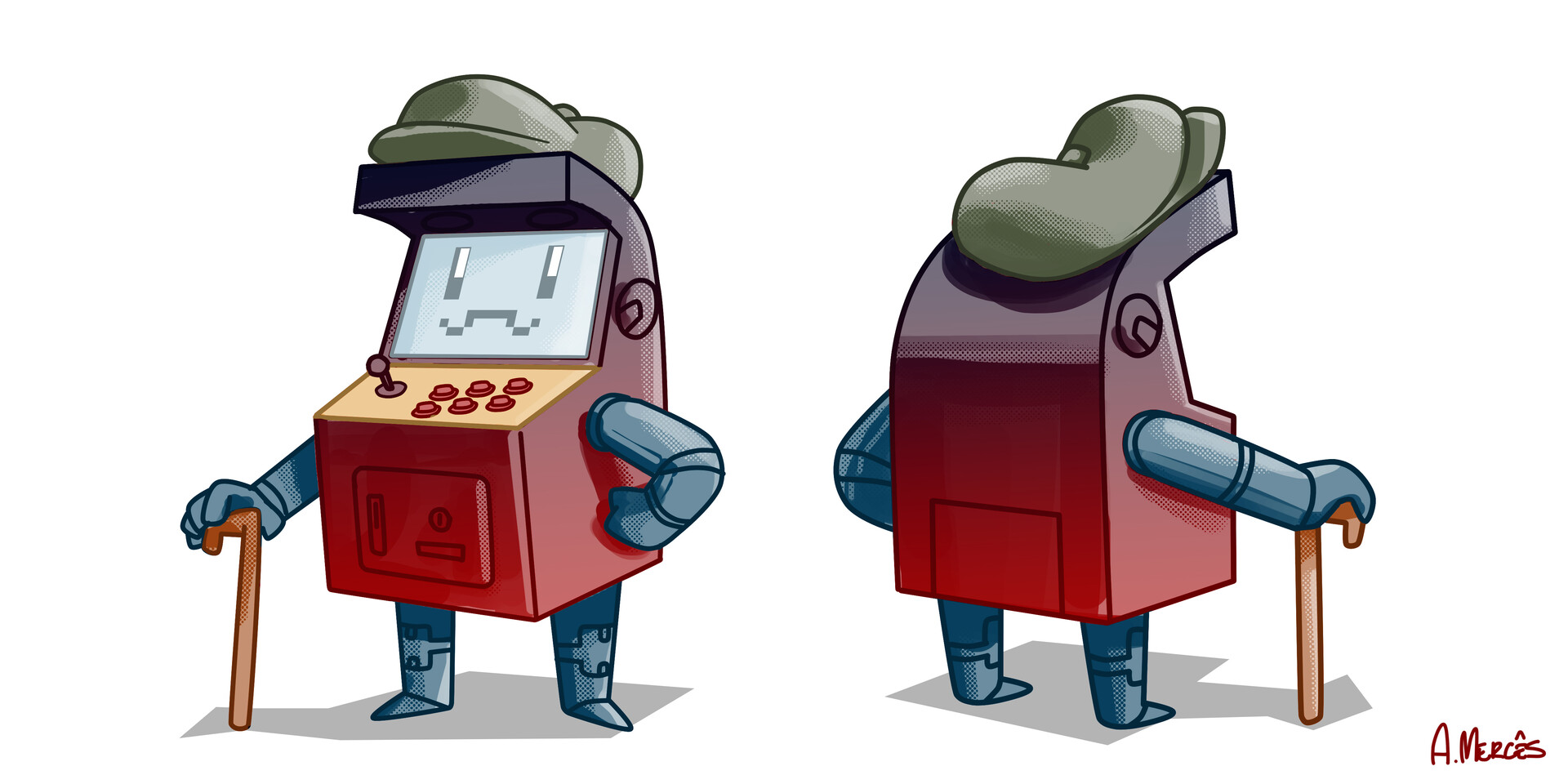 ArtStation - Arcade Mascot for a Client