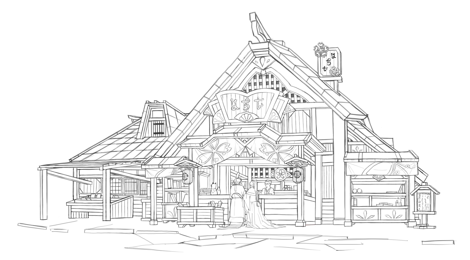 ArtStation - Genshin building