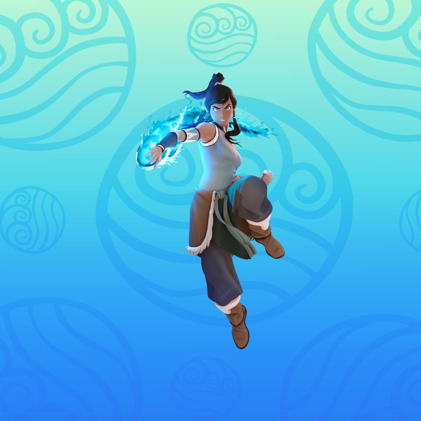 Art Portfolio - GameCoder Studios - Korra - Nickelodeon All Star Brawl