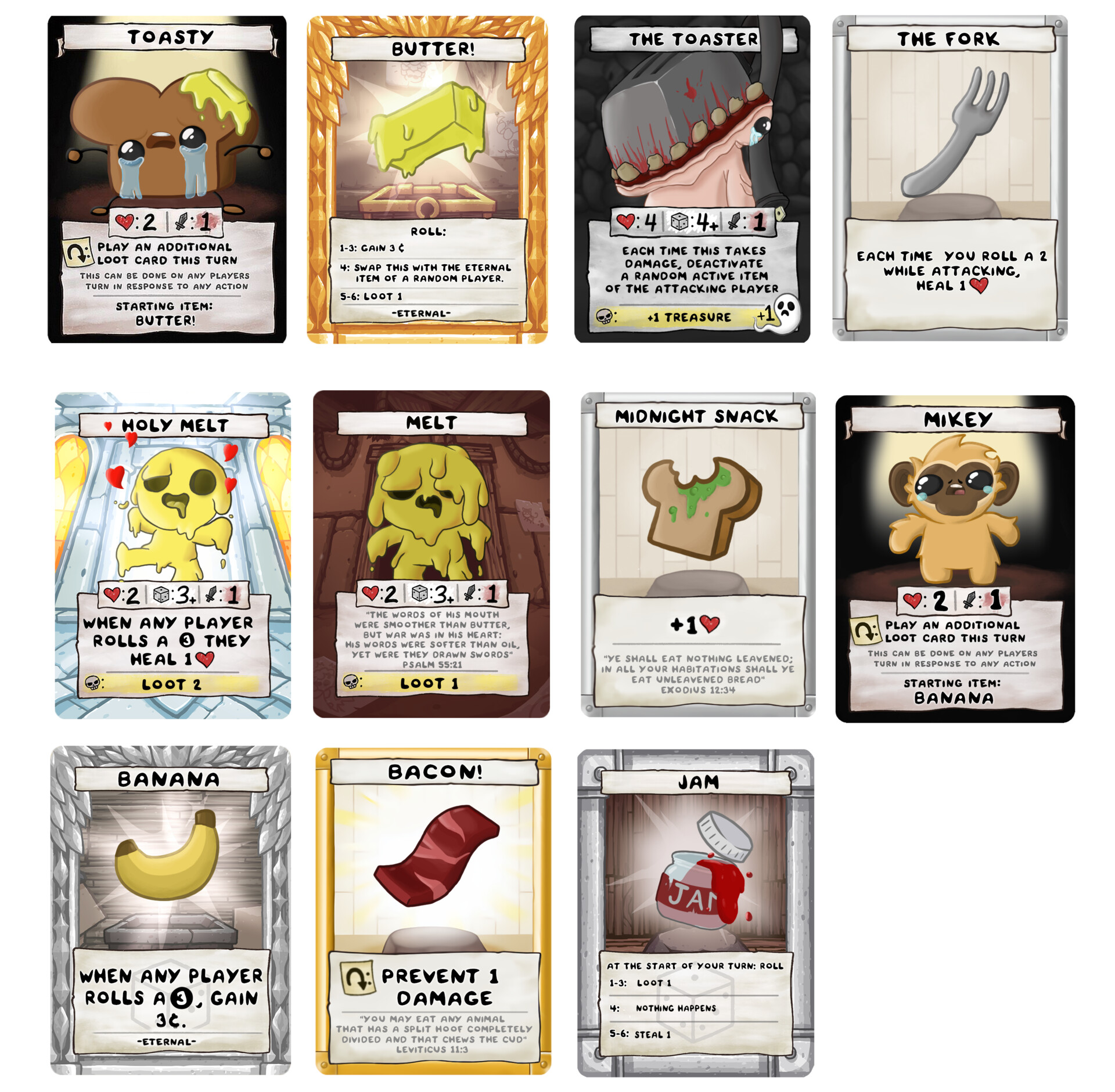 ArtStation - Four Souls Custom Toasty Cards