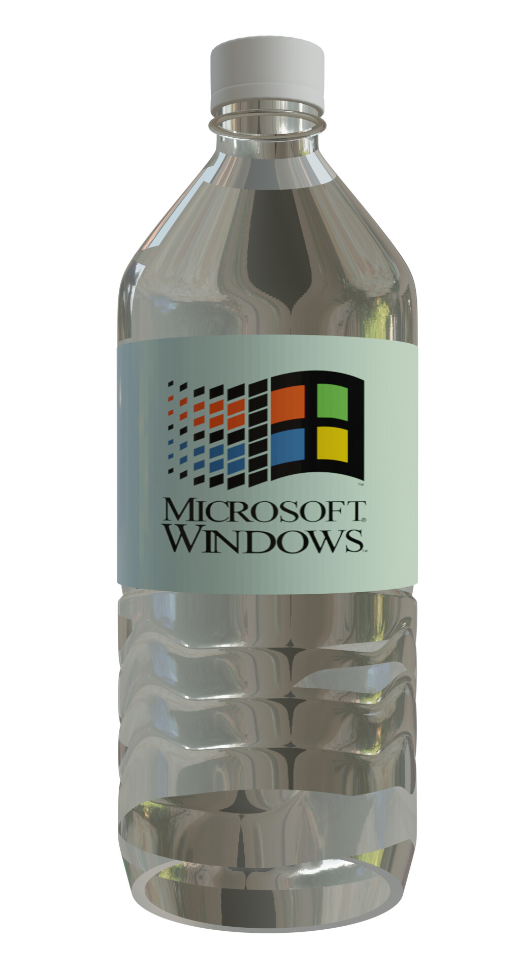 ArtStation - Microsoft Windows Bottled Water 0.5L