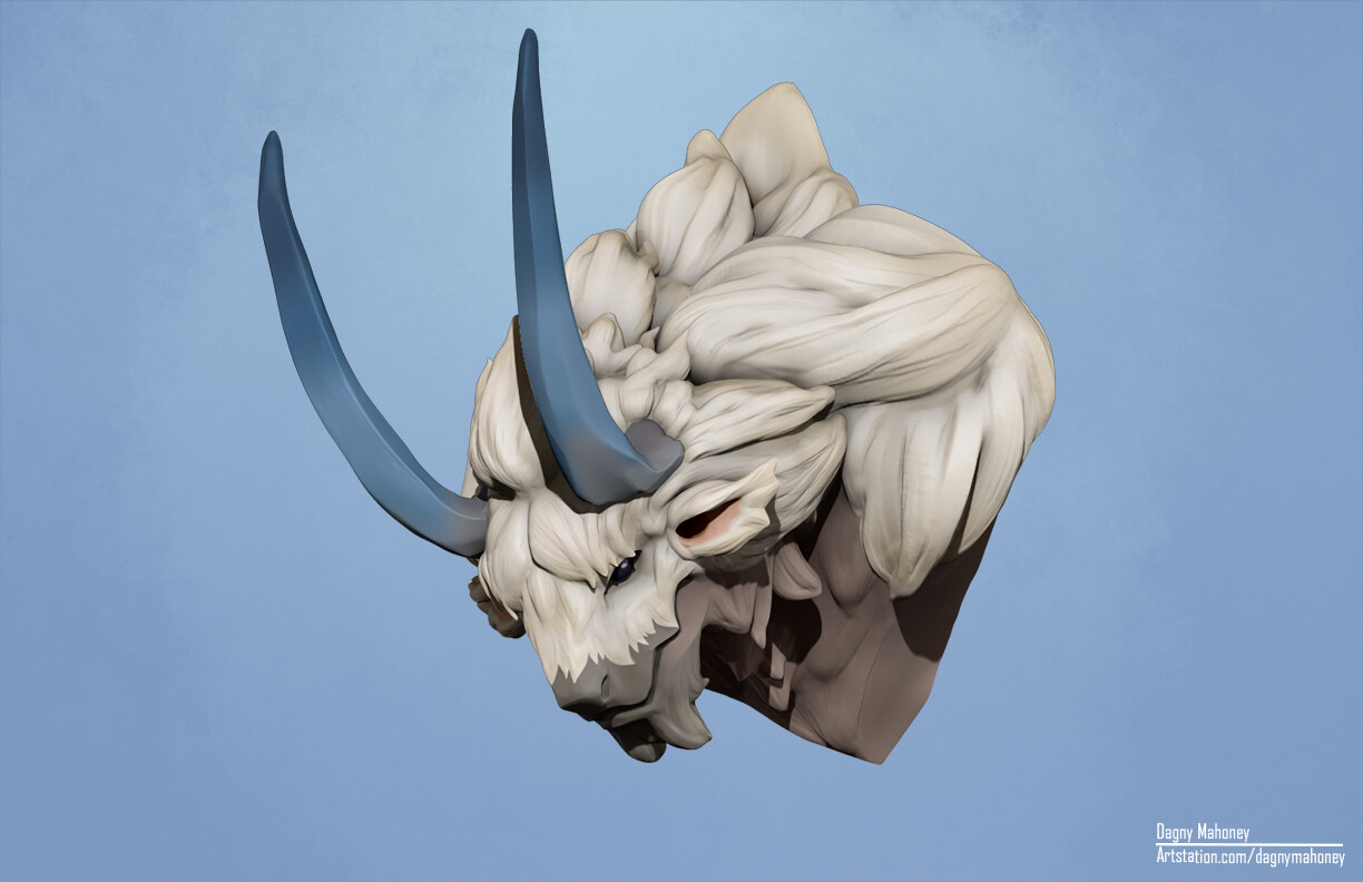 ArtStation - Creature Bust Sculpt