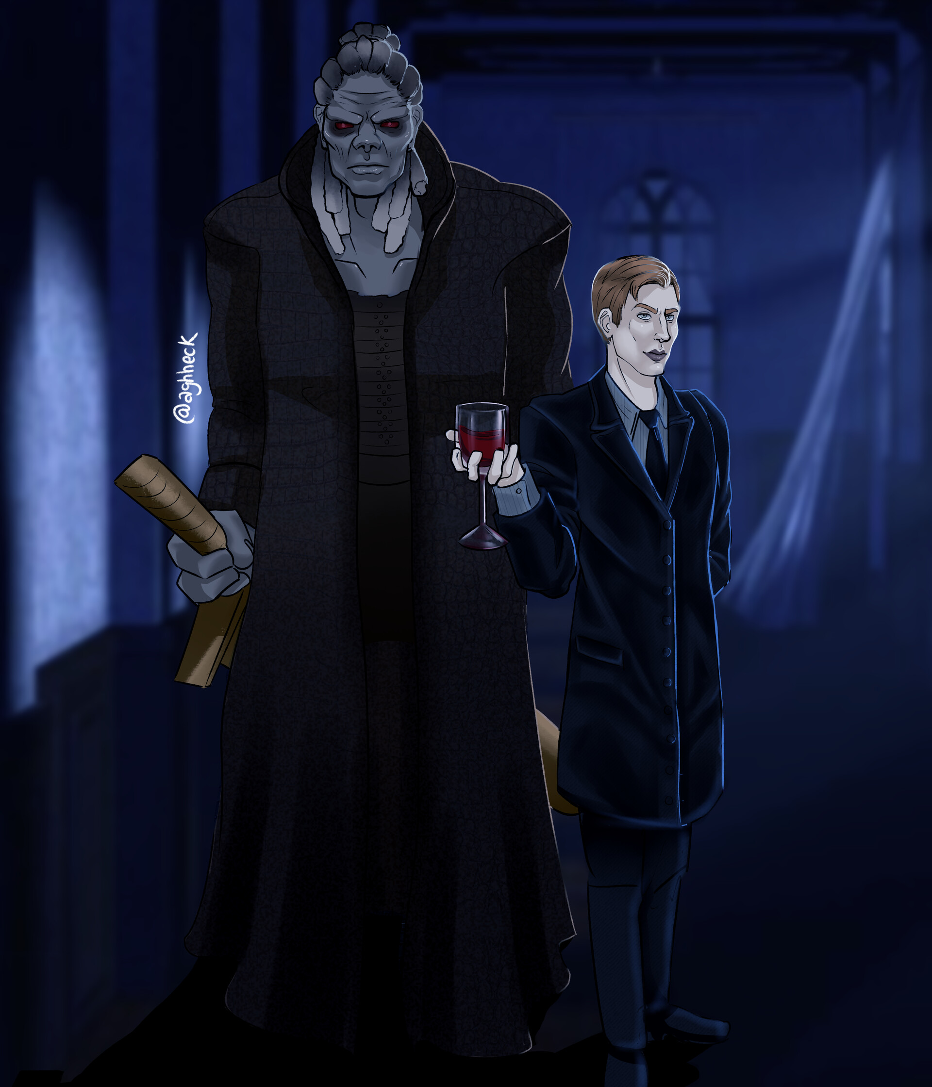 ArtStation - Lacroix and The Sheriff from Vampire: The Masquerade ...