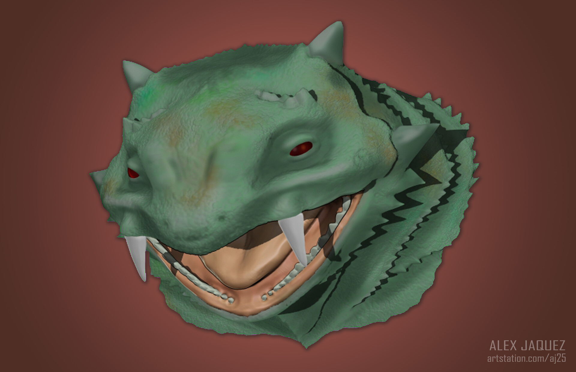 ArtStation - Realistic Venusaur Bust ZBrush Sculpt