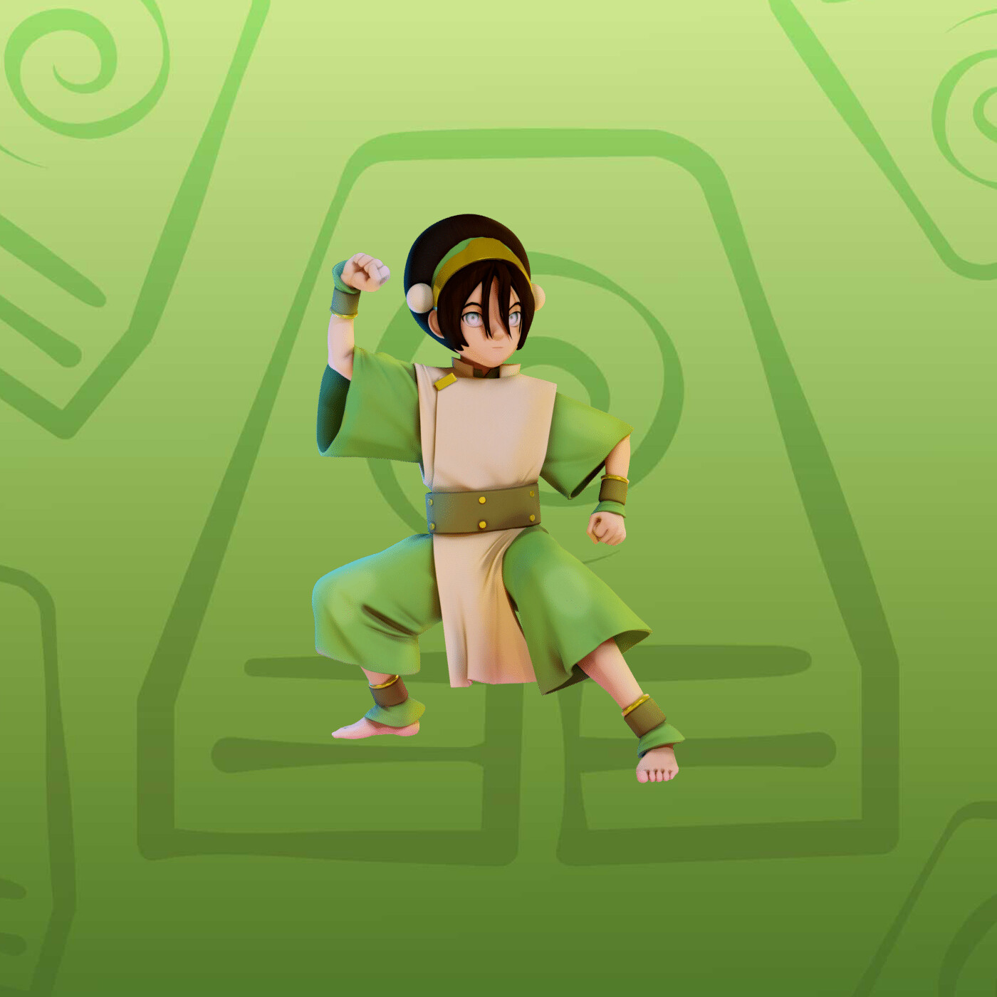 Art Portfolio - GameCoder Studios - Toph - Nickelodeon All Star Brawl