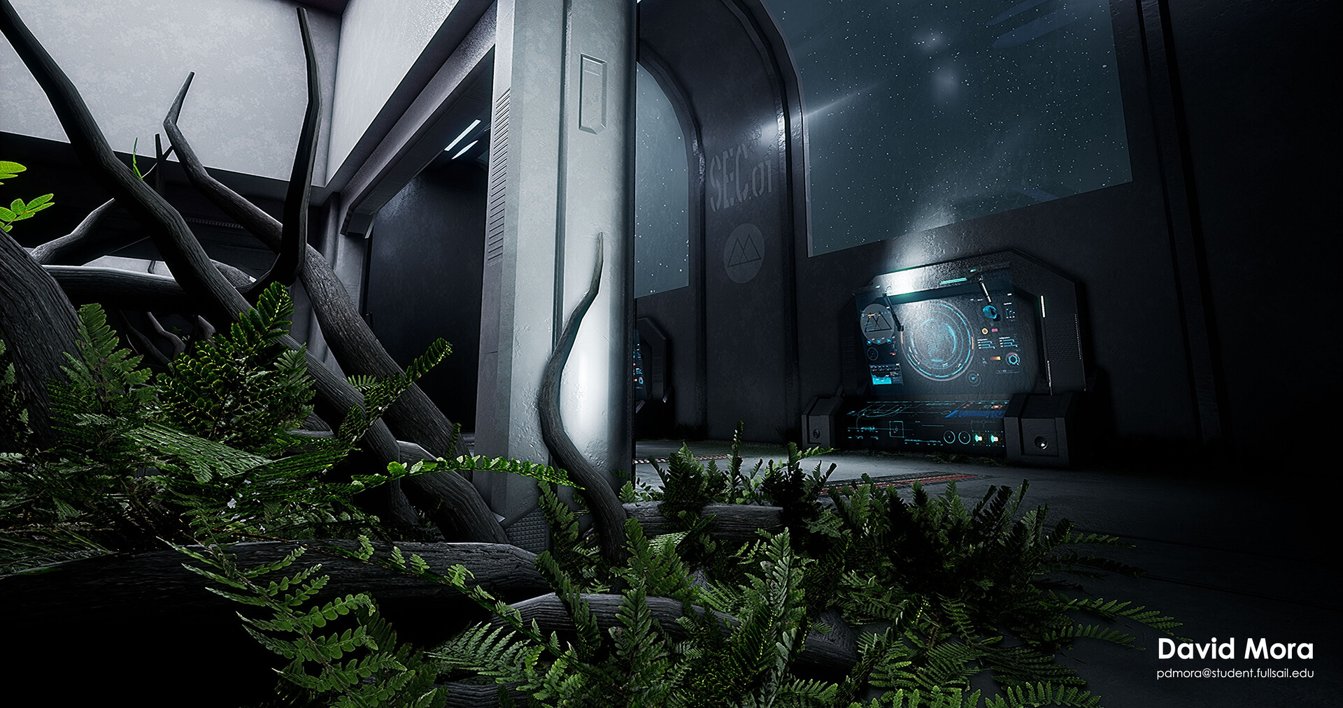 Davo Mora - Game Artist - SCI FI HORROR SCENE - ENVIROMENT