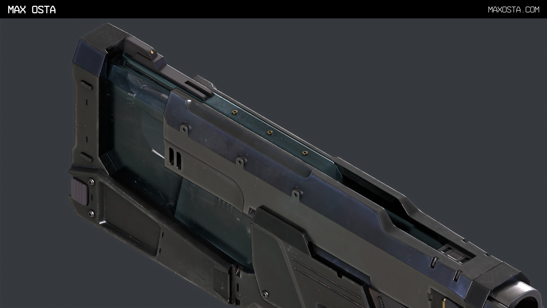 Max Osta - Scifi Handgun