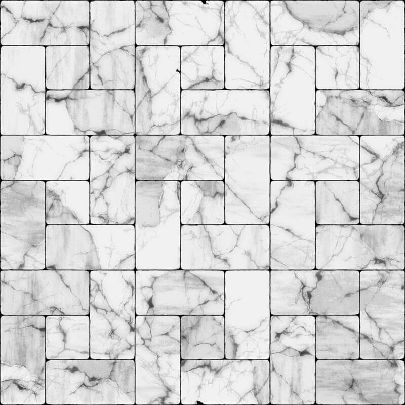 PBR Textures Free Download - White Marble Tile 3d Texture PBR free ...