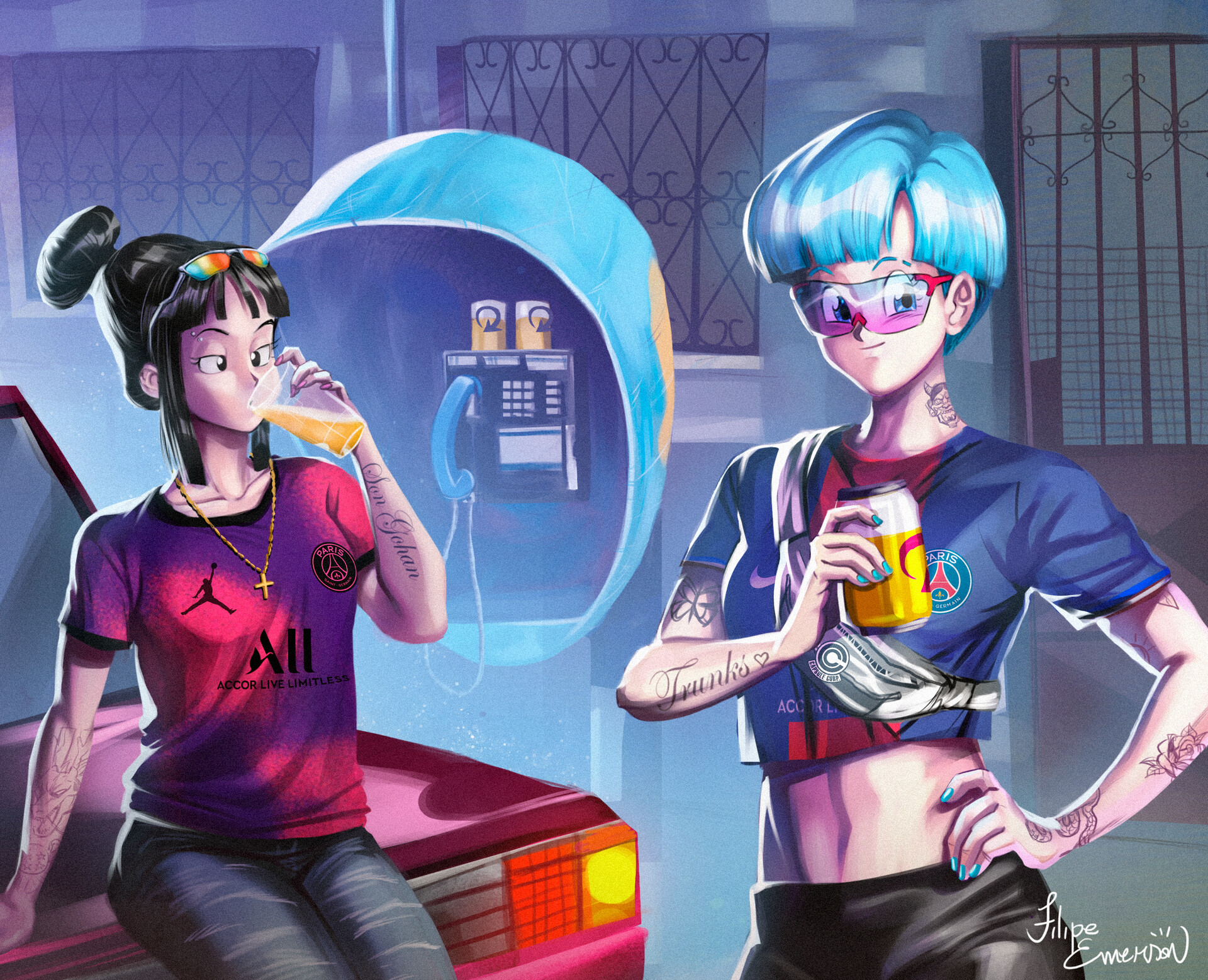 ArtStation - Bulma e Chichi