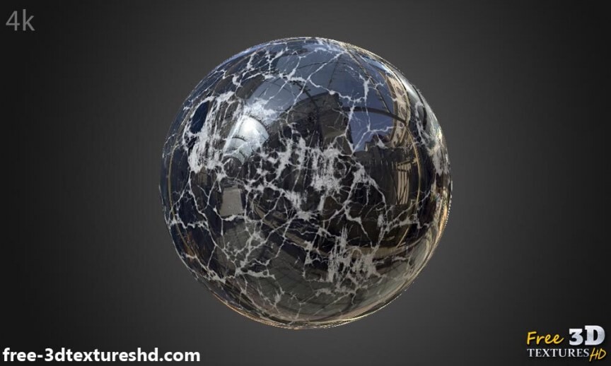 PBR Textures Free Download - Black Marble seamless 3d Texture PBR free ...