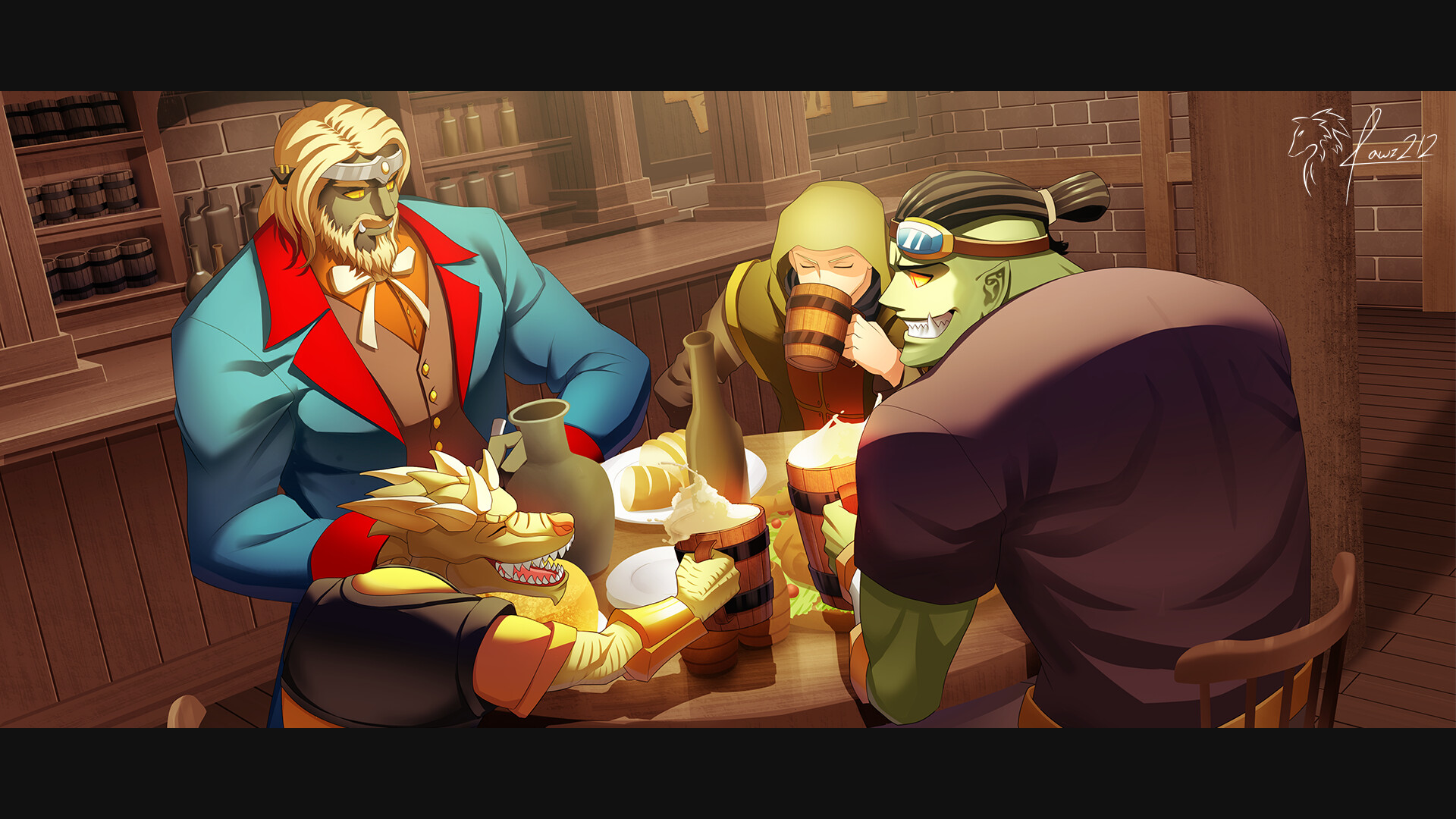 ArtStation - Tavern Party