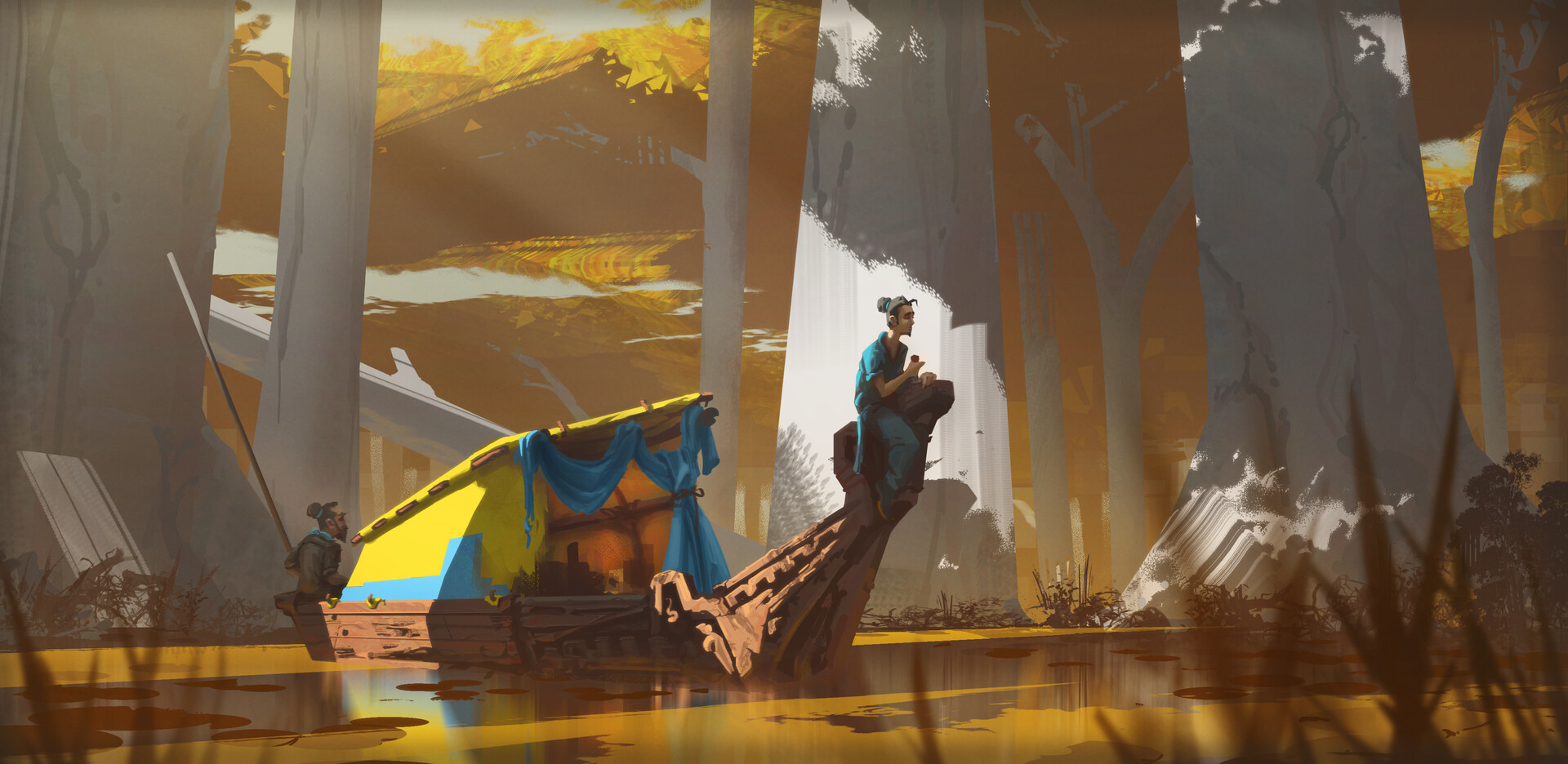 ArtStation - The Golden Swamp