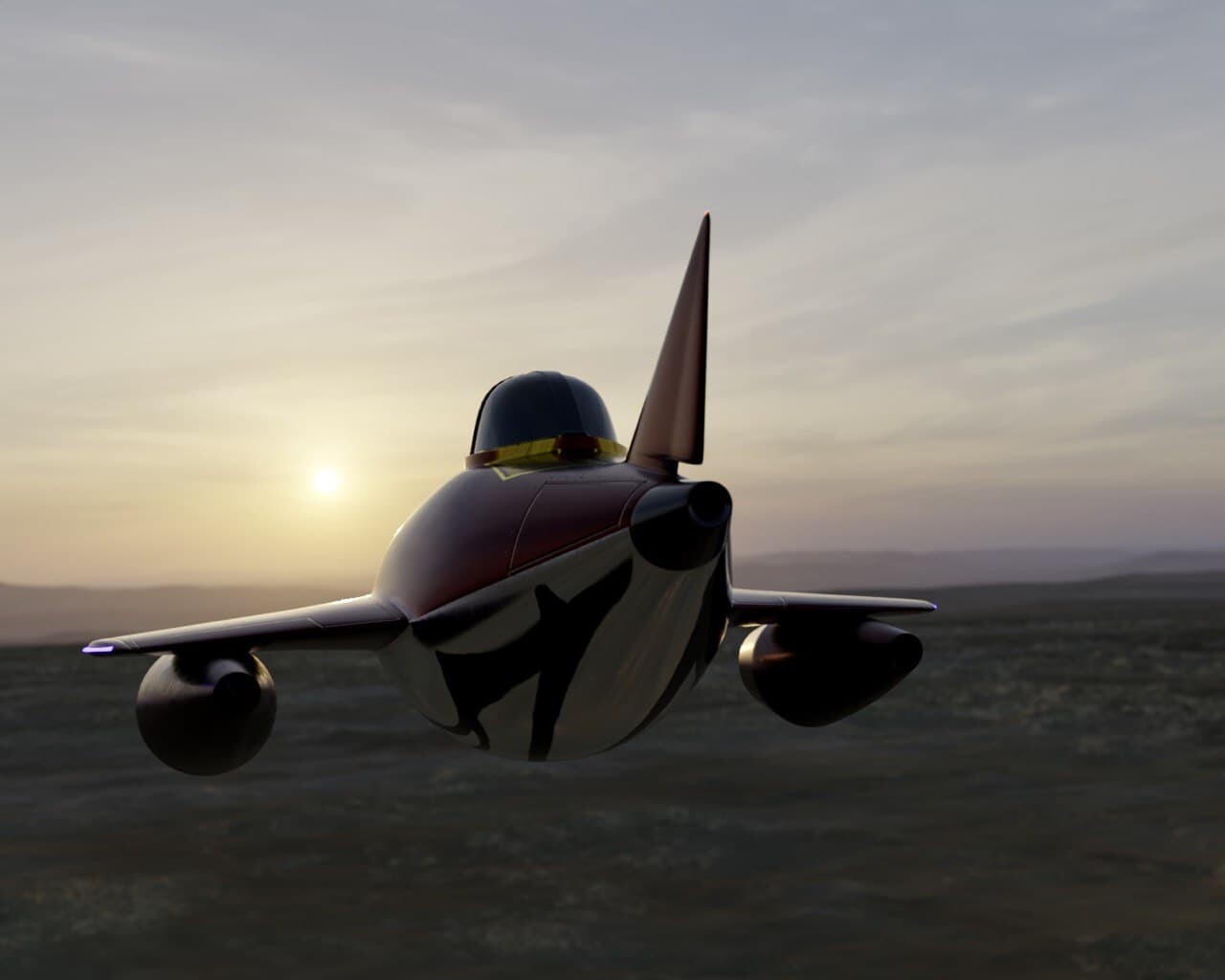 ArtStation - Happy plane 3d