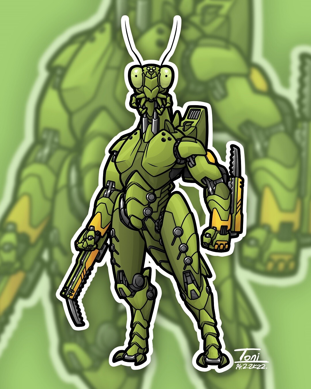 ArtStation - Mantis armor