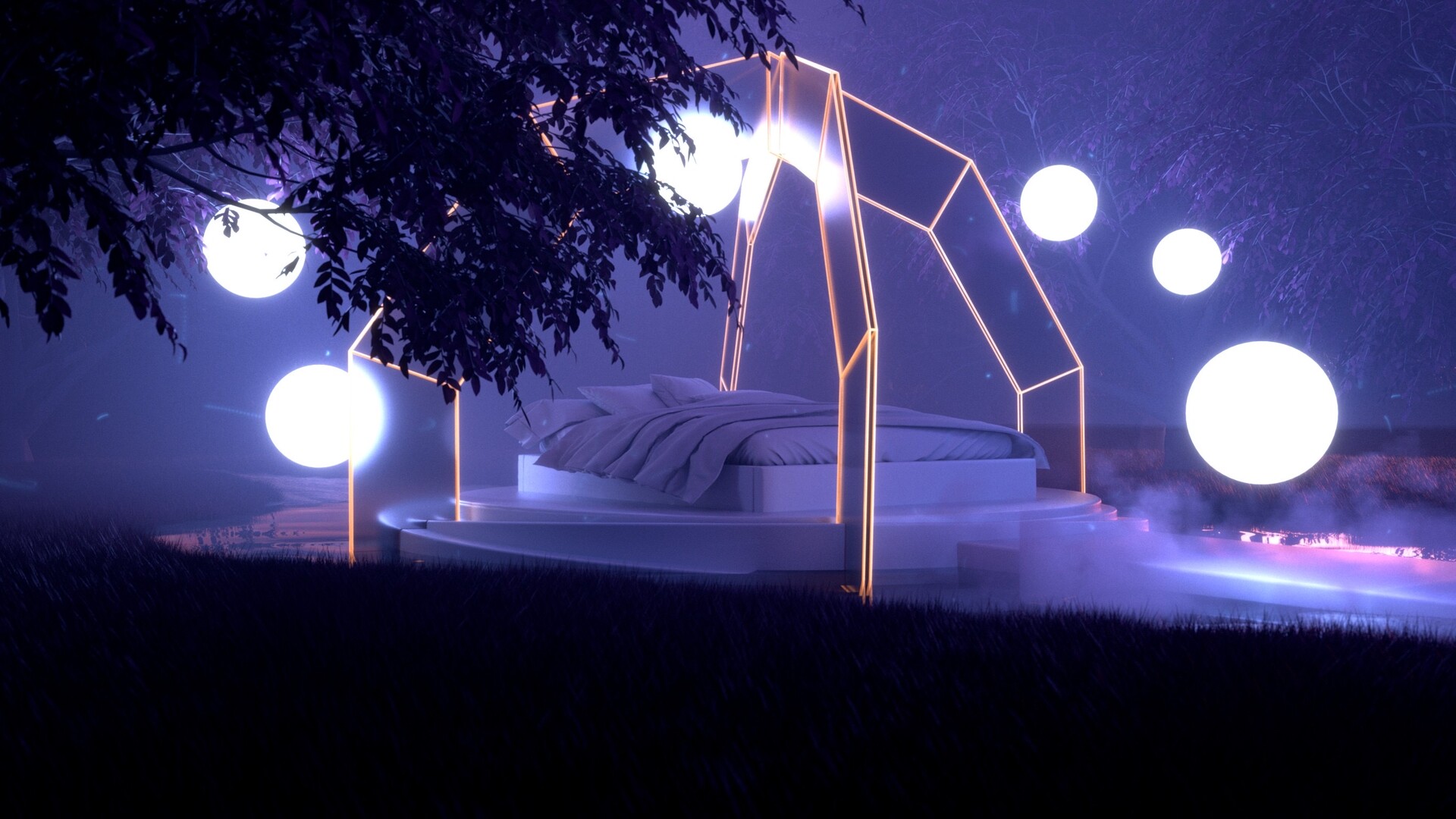 ArtStation - RELAX BED ROOM