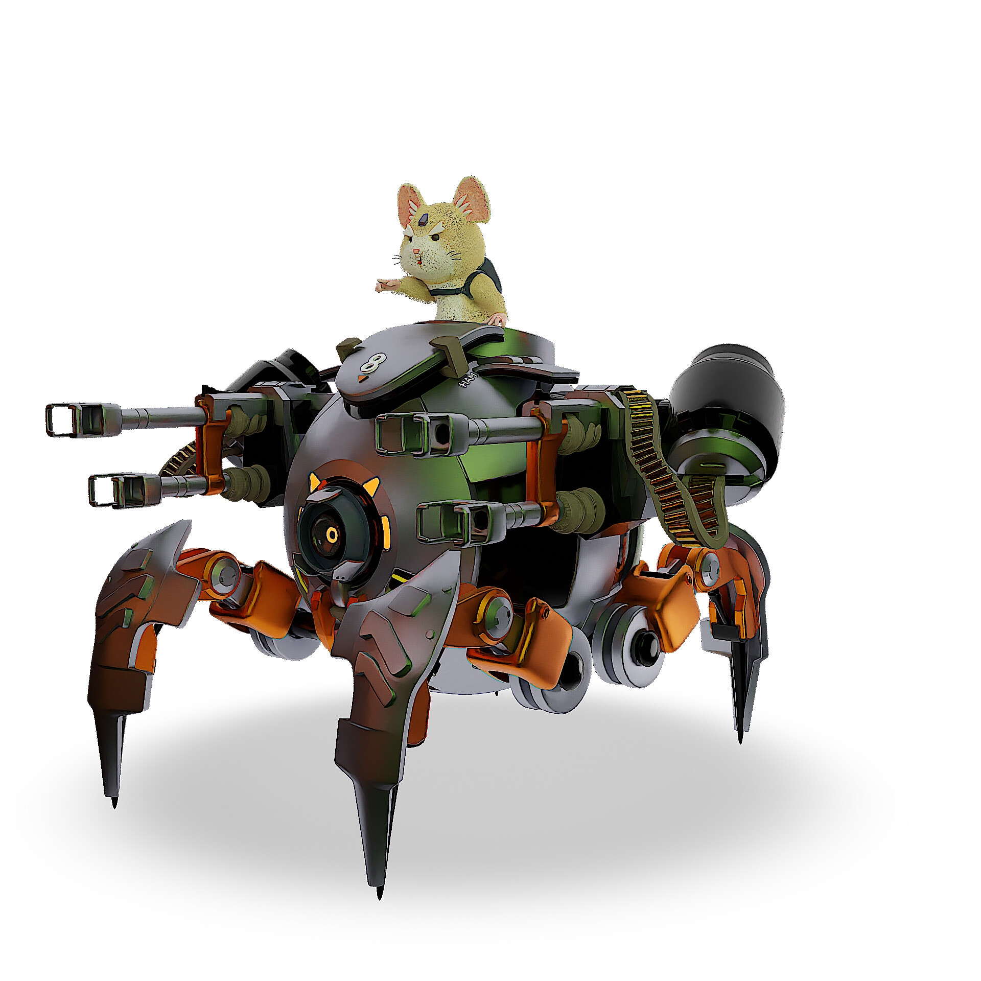 ArtStation - My version of Wrecking Ball - Original art by @steamboy