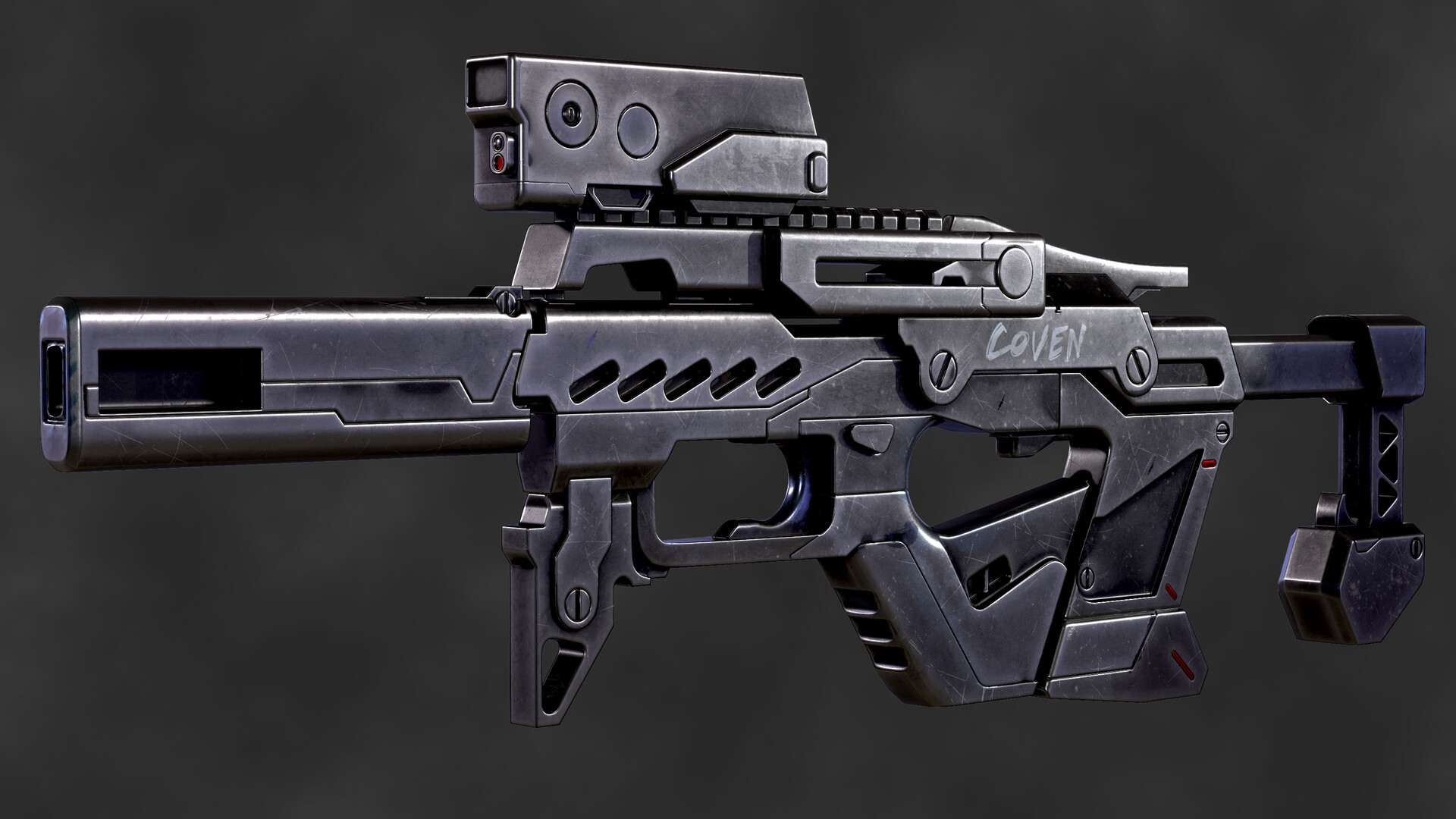 ArtStation - "COVEN" futuristic weapon