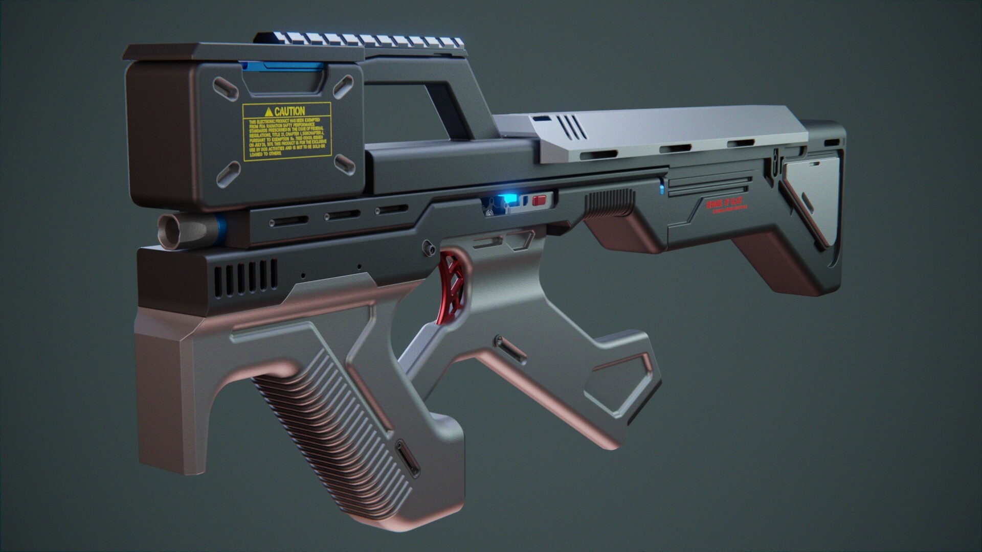 ArtStation - SMG Gun