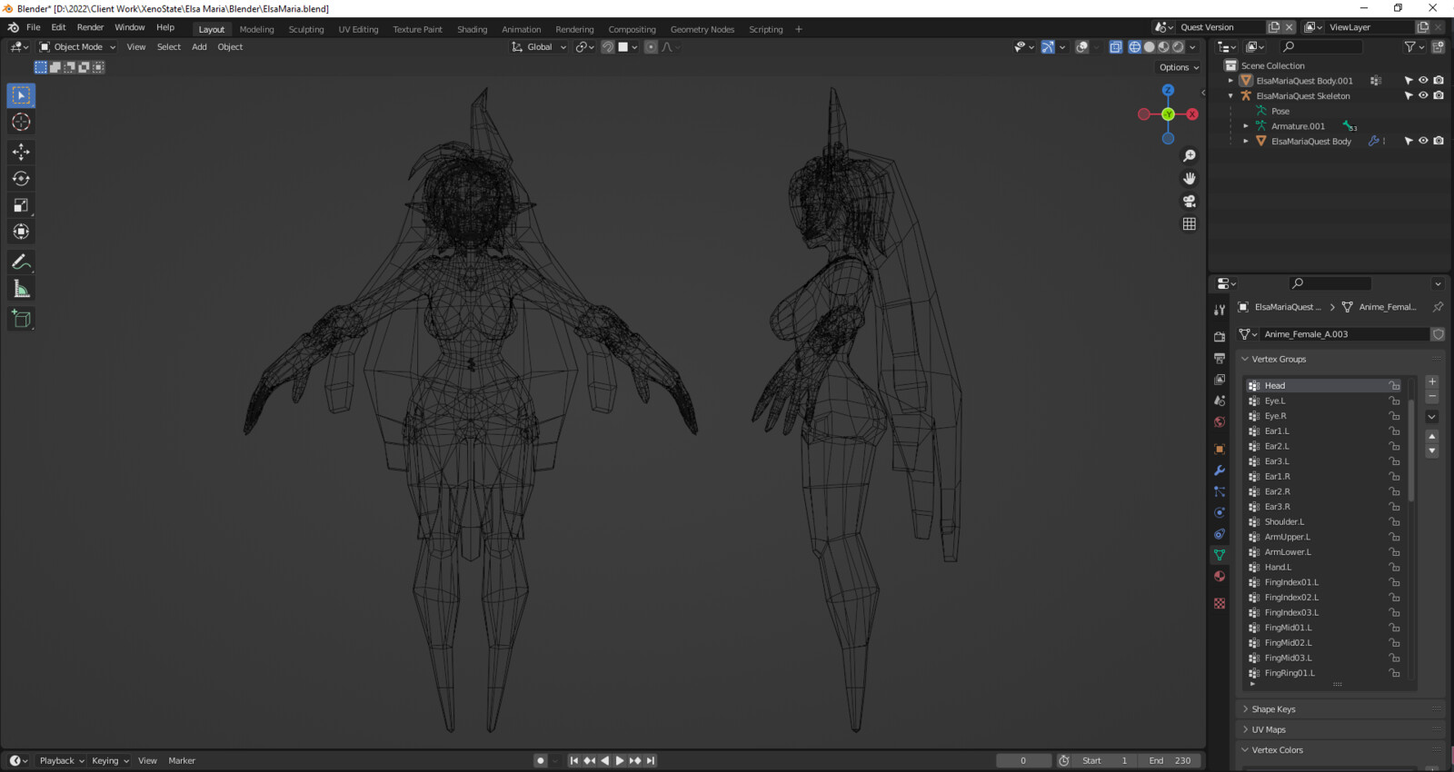 Sam Dutter - Slime Girl - VRChat Avatar